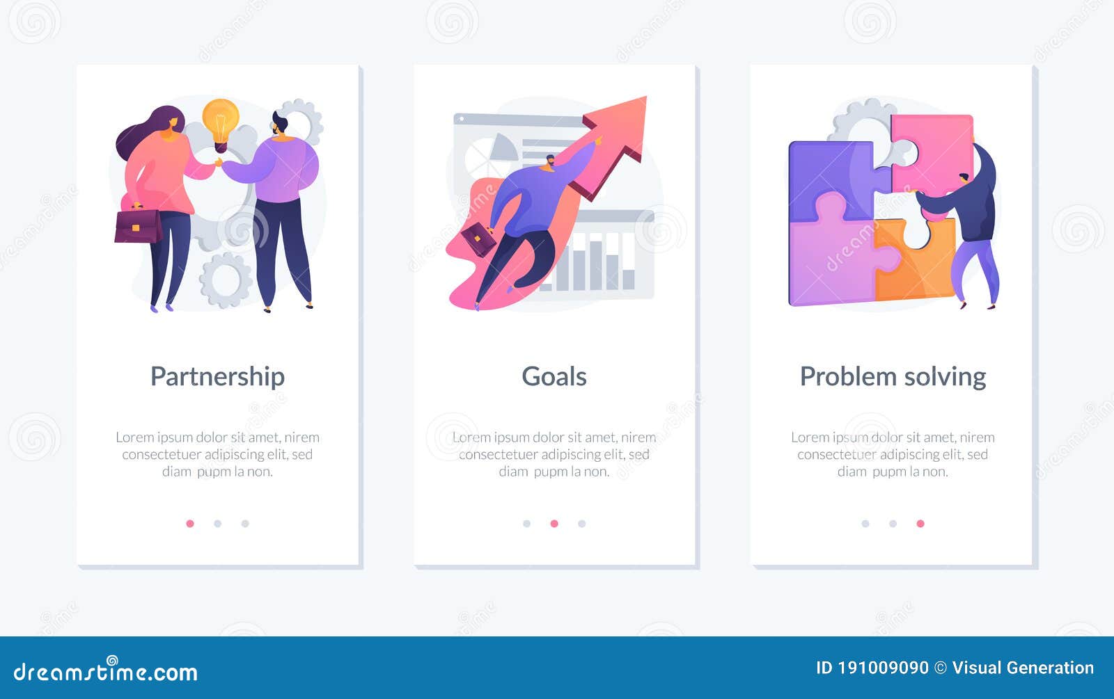 Achievement App Interface Template. Stock Vector - Illustration of ...