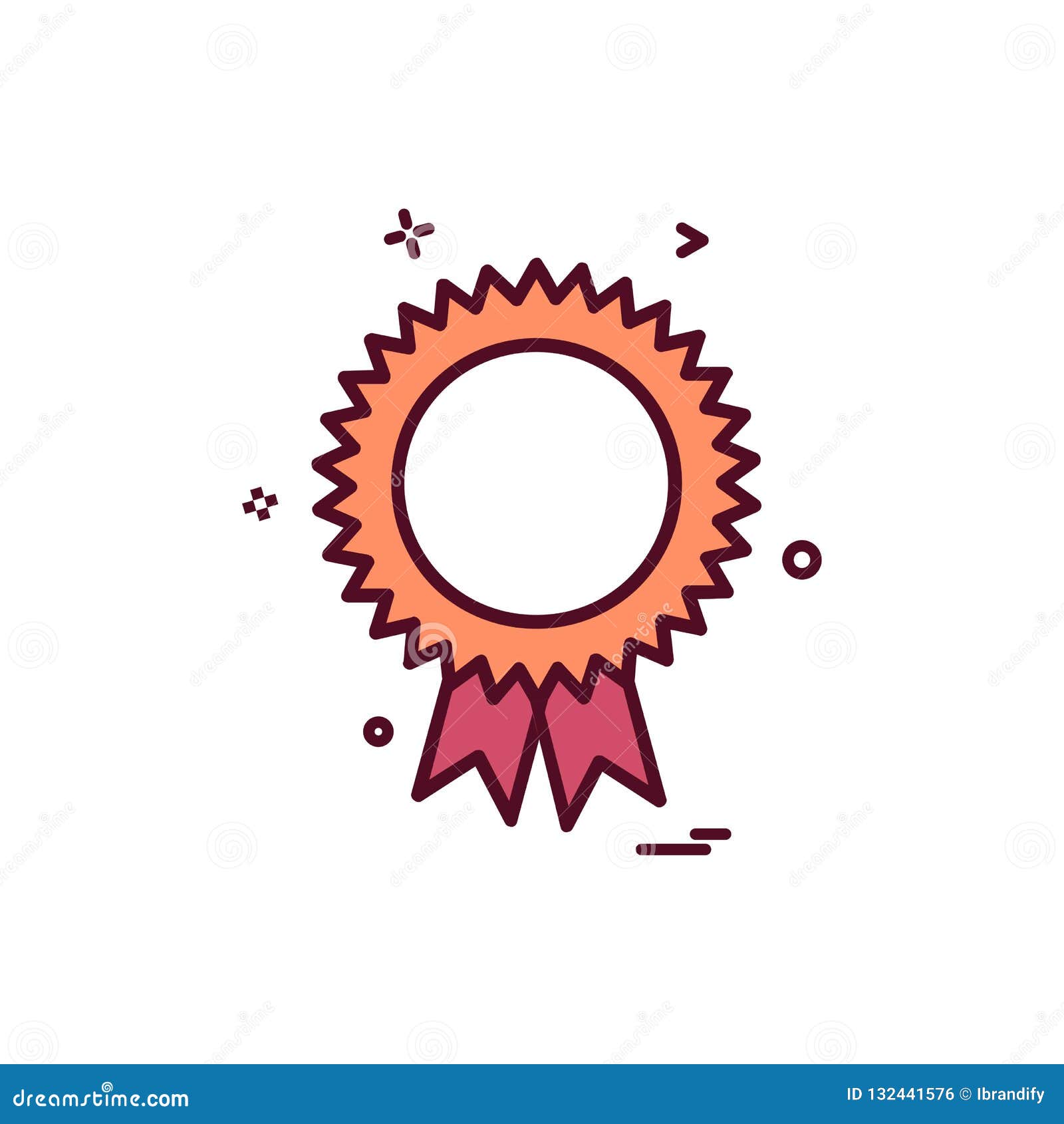 Achievement Award Best Quality Ribbon Icon Vector Design Stock Vector ...