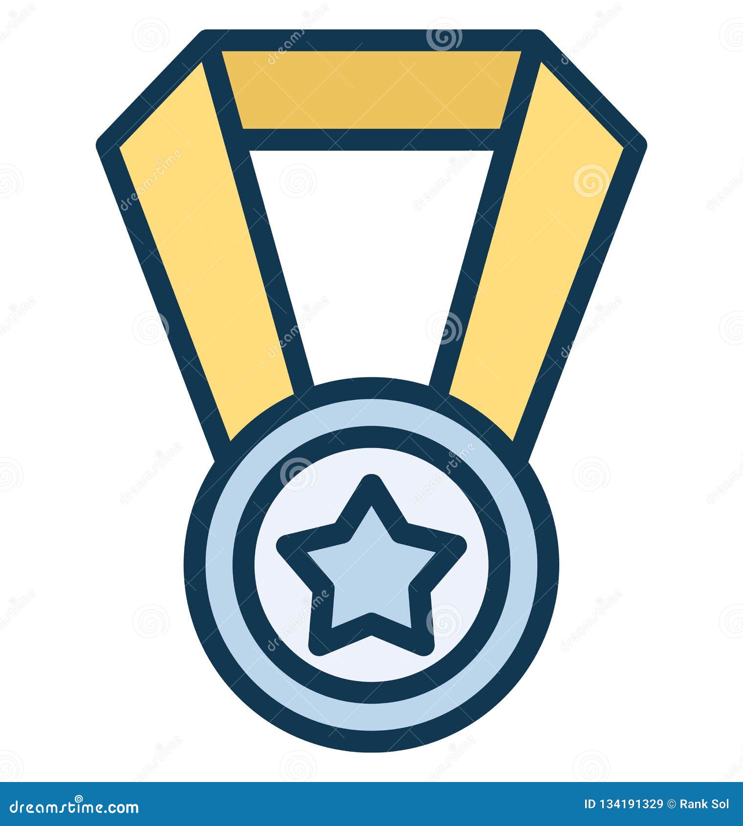 Achievement, Award Vector that Can Be Easily Modified or Edit Stock ...