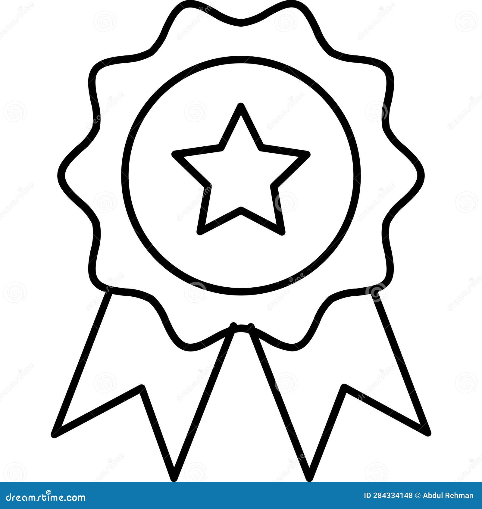 Achievement Outline Vector Icon that Can Easily Edit or Modify . Stock ...