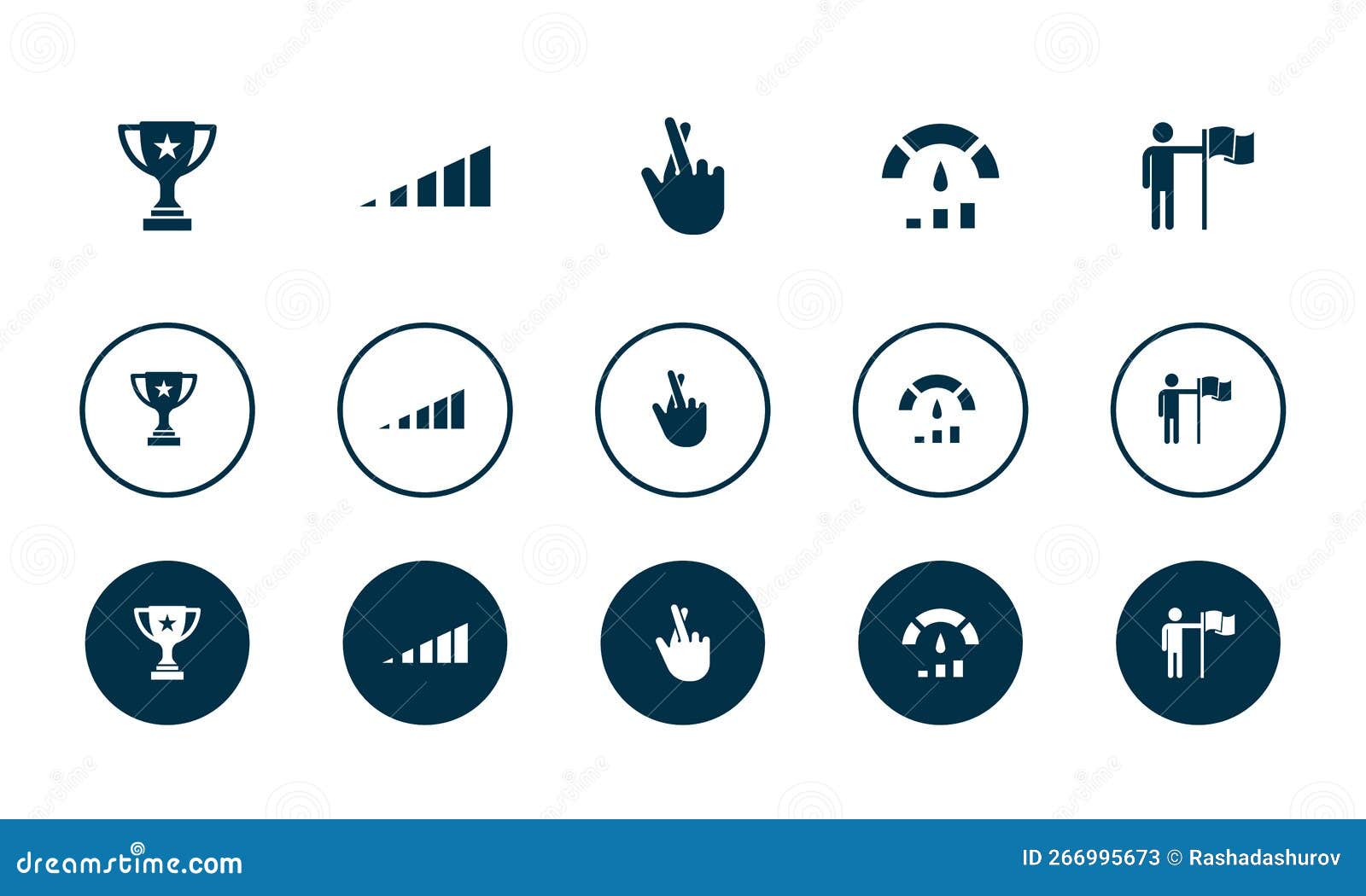 Achievement, Progress, Luck, Performance Stock Vector - Illustration of ...