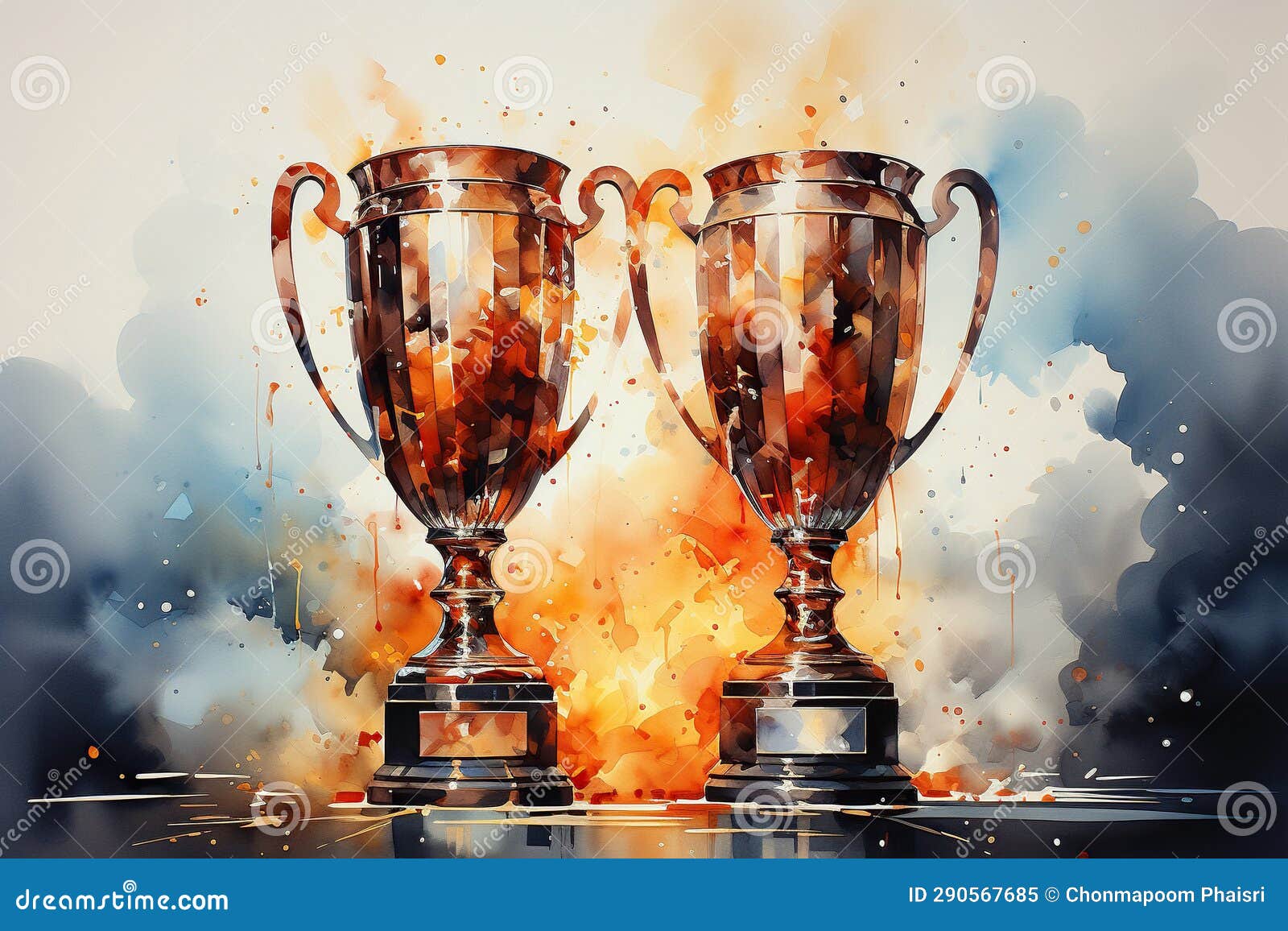 Achievement and Success Concept with 3D Illustration of a Group of ...