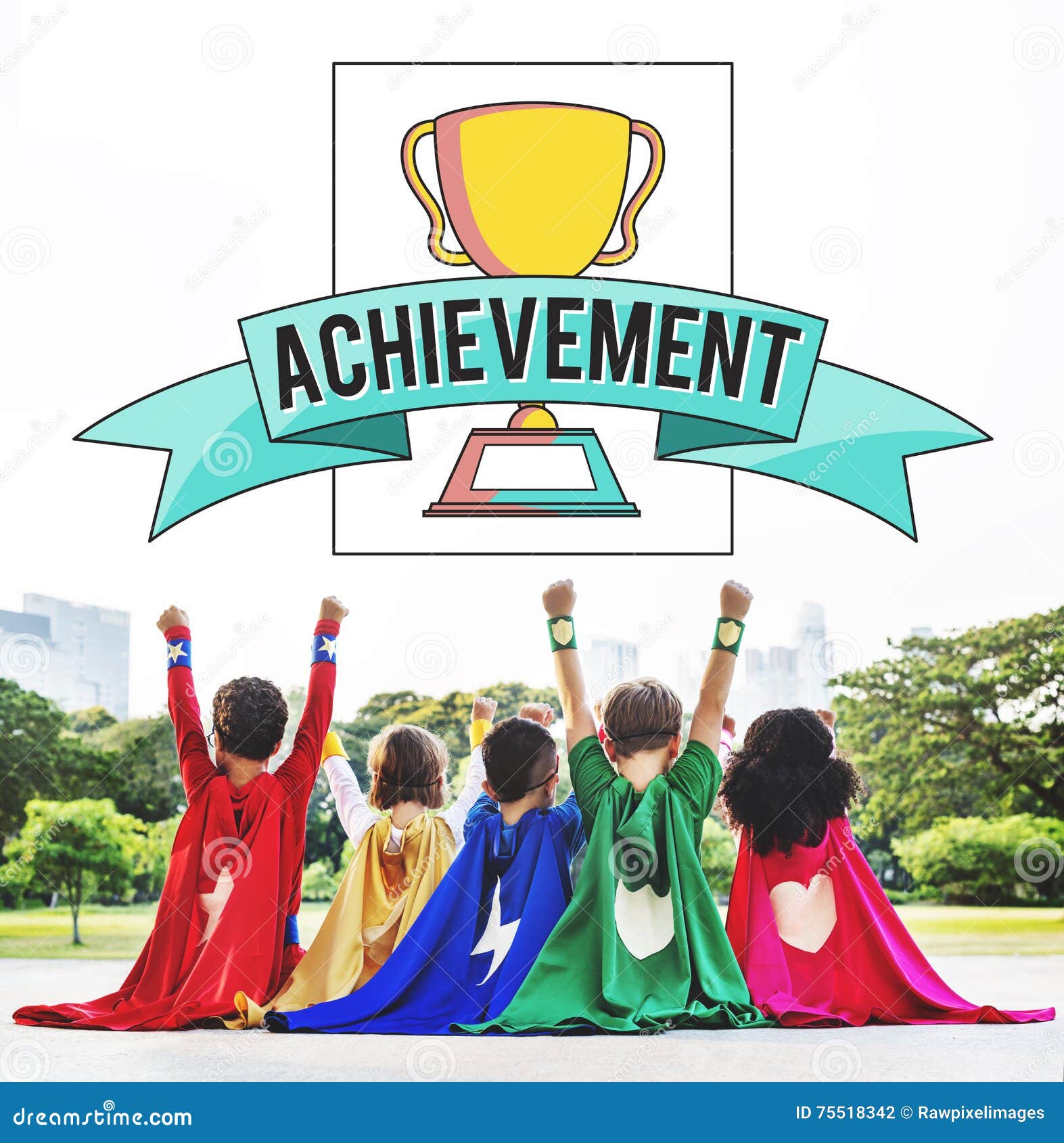 Achievement Trophy Cup Success Graphic Concept Stock Photo - Image of ...