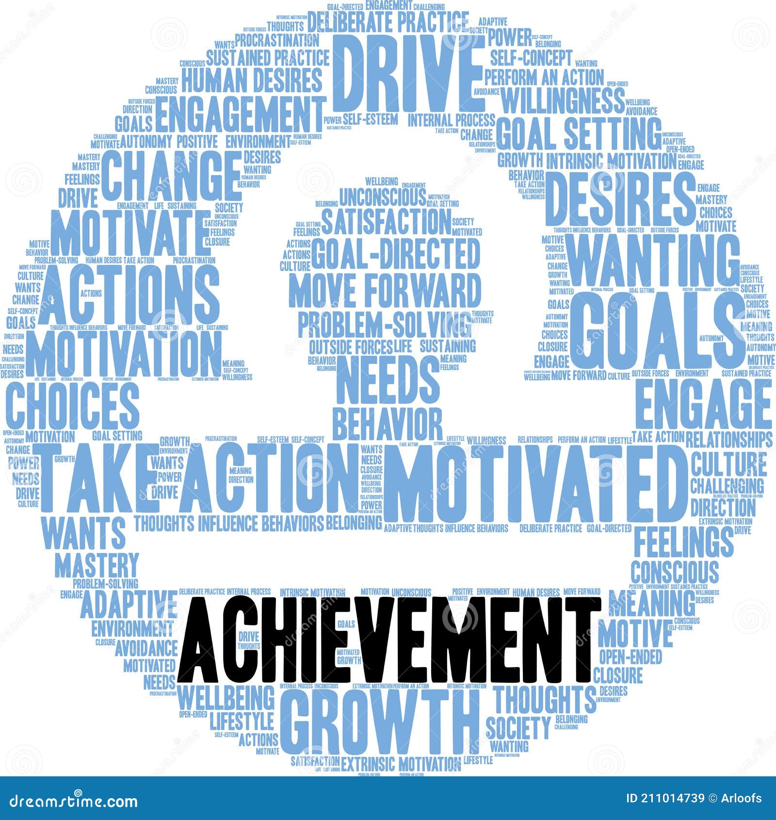 Achievement Word Cloud stock vector. Illustration of choices - 211014739