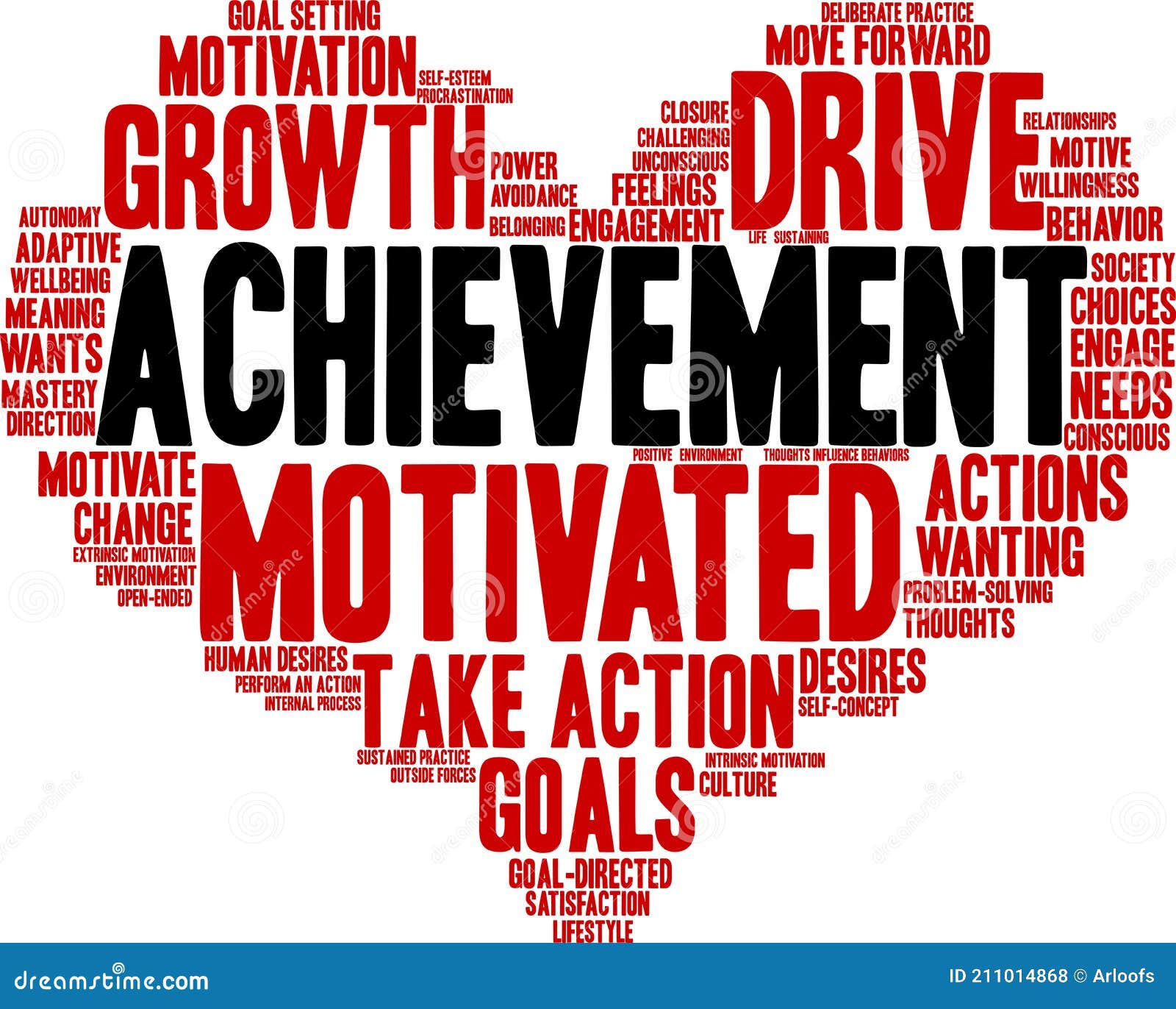 Achievement Word Cloud stock vector. Illustration of engagement - 211014868