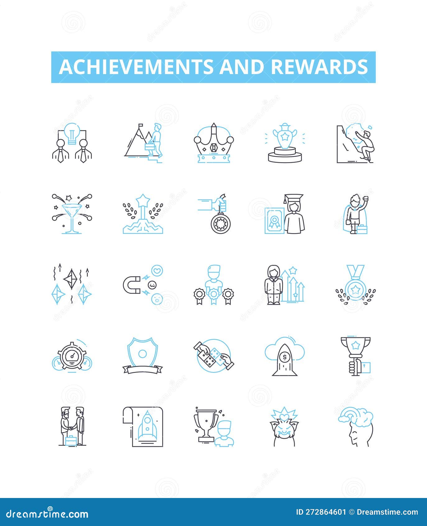 Merits Line Icons Collection. Advantages, Benefits, Rewards, Perks ... Merits Line Icons Collection. Advantages, Benefits, Rewards, Perks ...