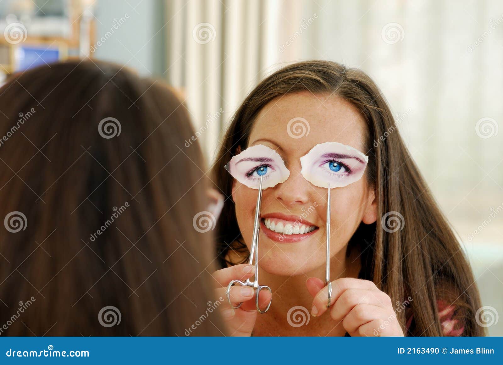 Achieving Perfection stock photo. Image of female, face - 2163490