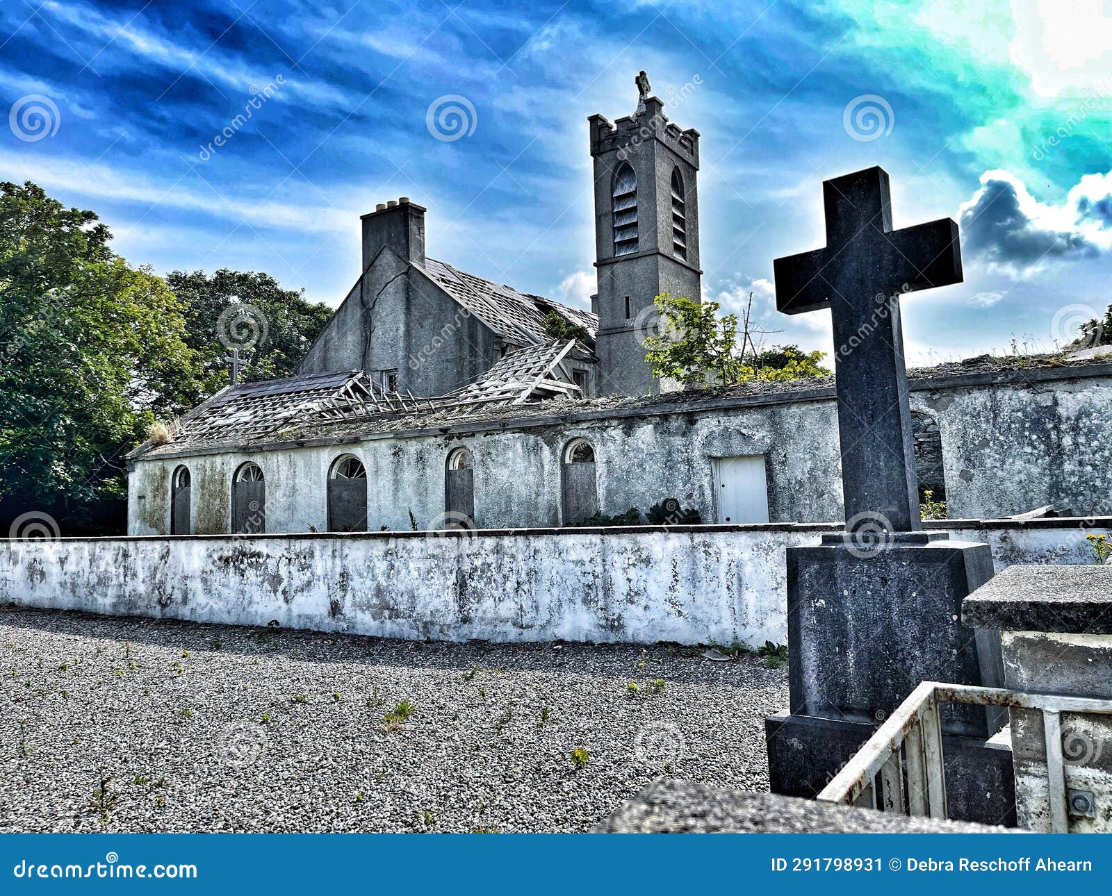 Achill Franciscan Monastery Ruins Stock Image - Image of building ...