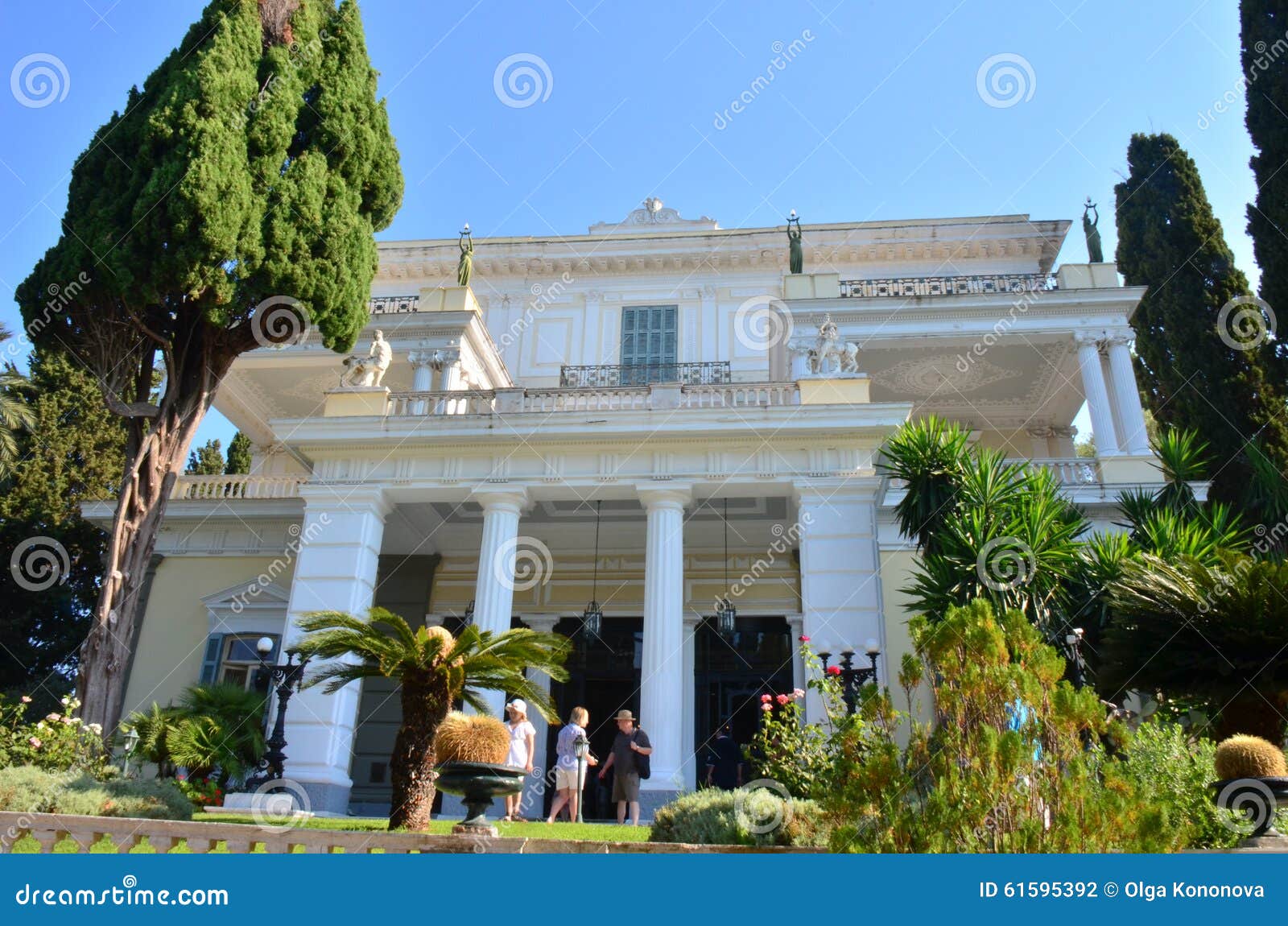 Achilleion palace editorial photography. Image of style - 61595392