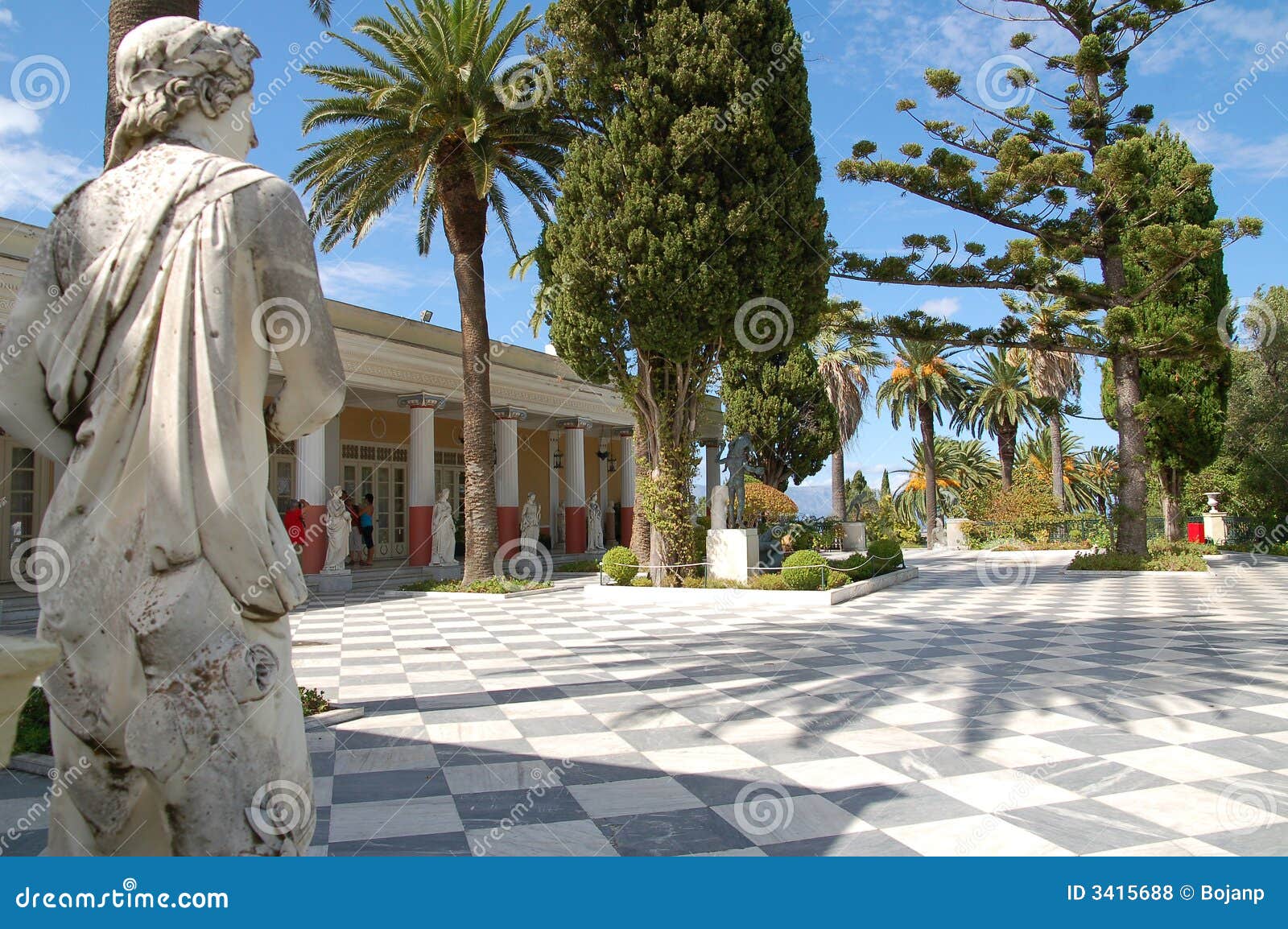 Achillion palace 03 stock photo. Image of palace, greece - 3415688