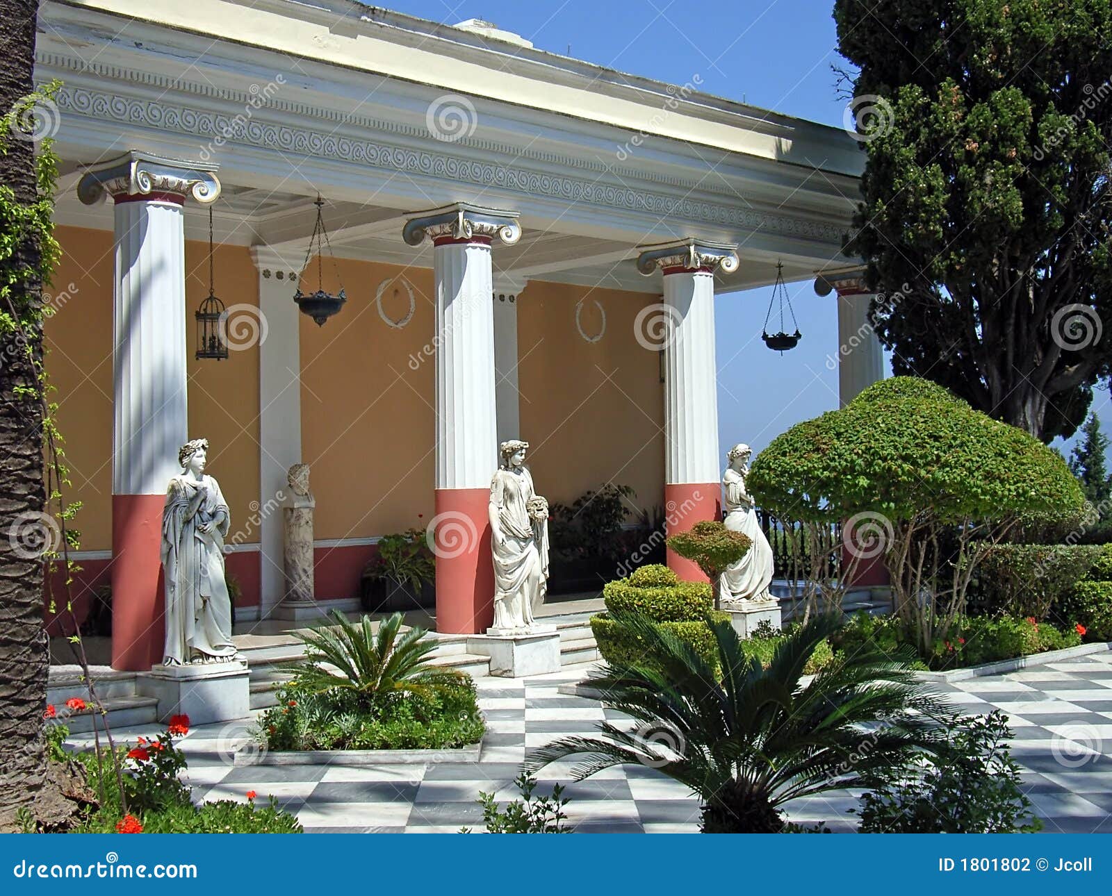 Achillion Palace stock photo. Image of style, achillion - 1801802