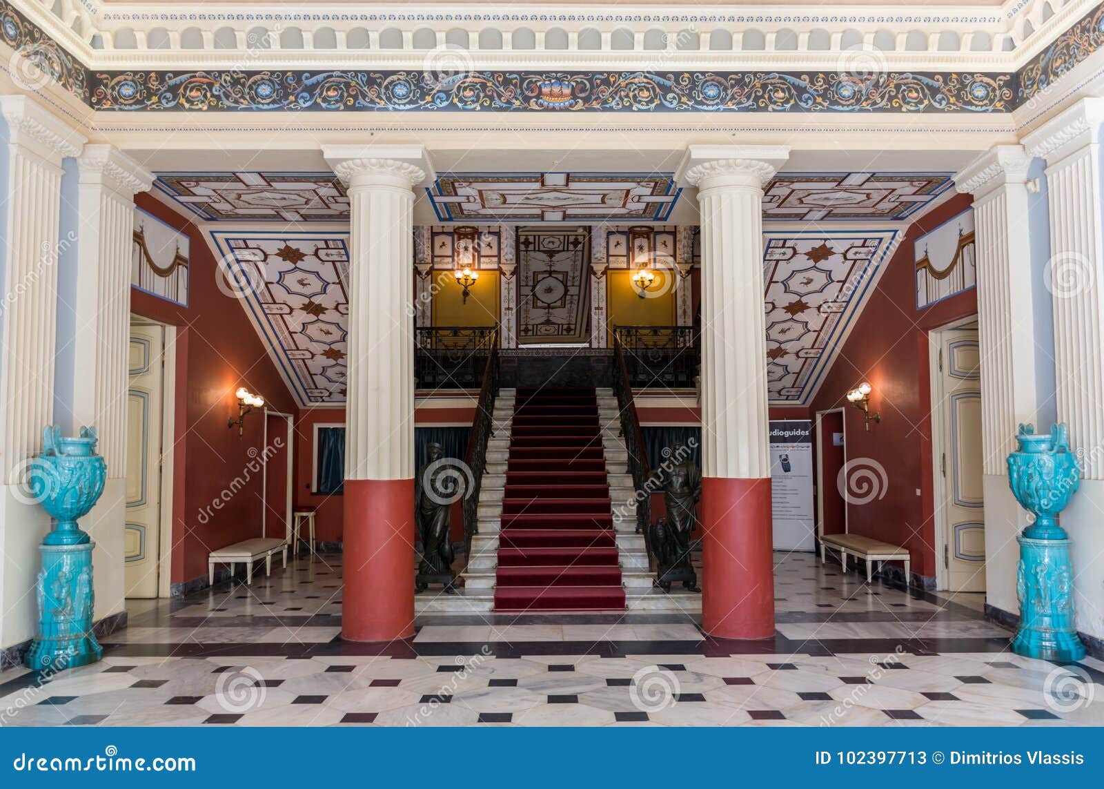 Achillion Palace at Corfu Greece Editorial Stock Photo - Image of ...