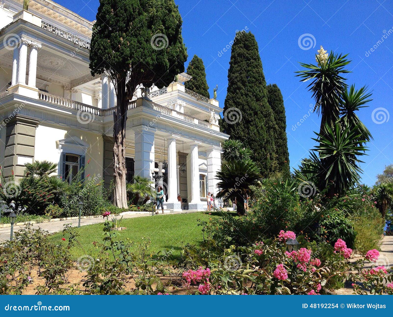 Achillion Palace, Corfu, Greece Editorial Stock Image - Image of ...