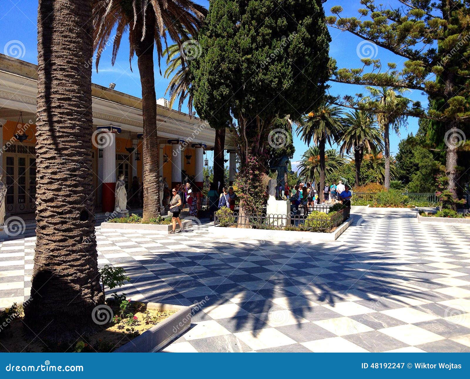 Achillion Palace, Corfu, Greece Editorial Photography - Image of ...