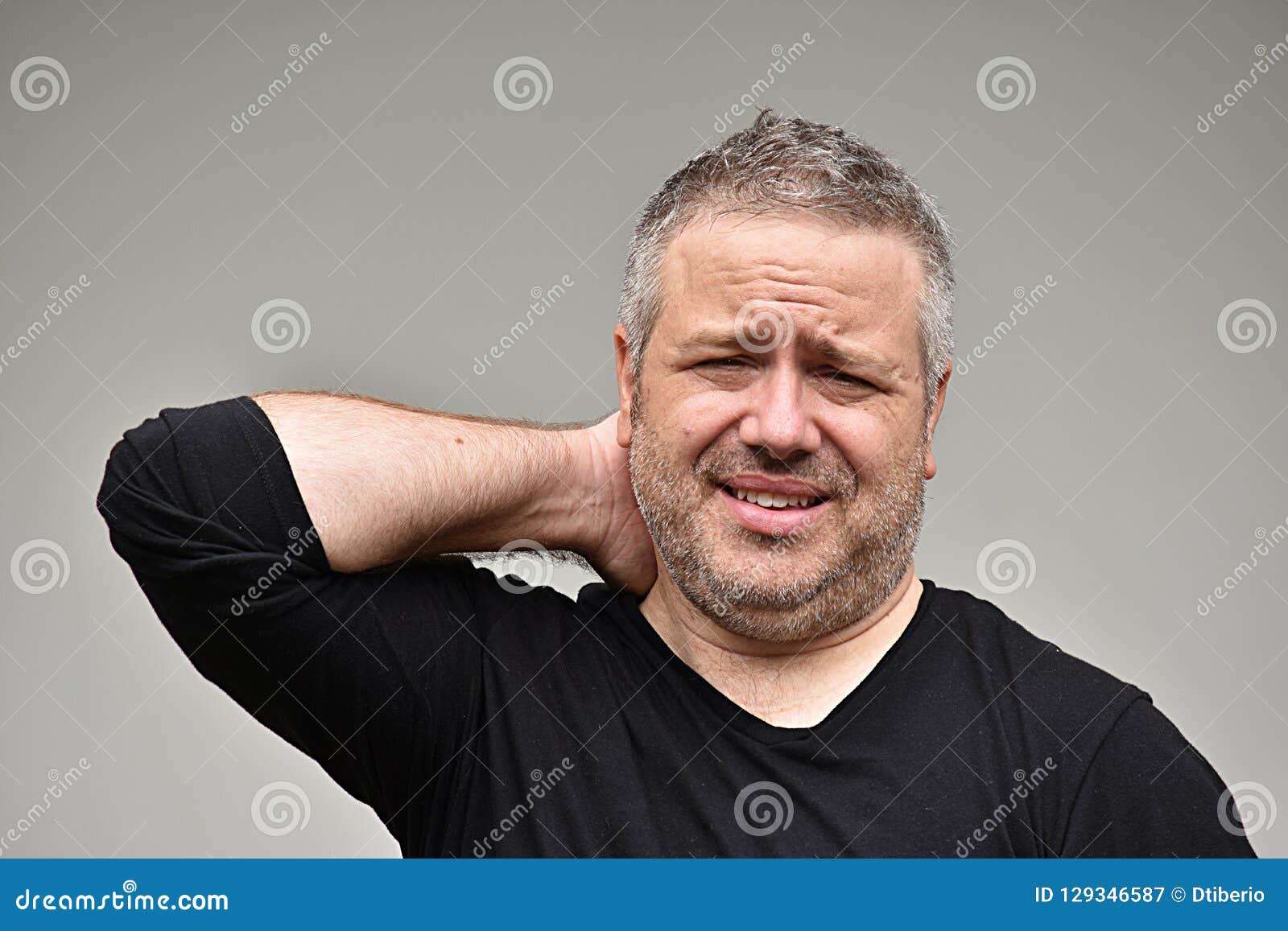 Aching Male Person stock image. Image of sore, ache - 129346587