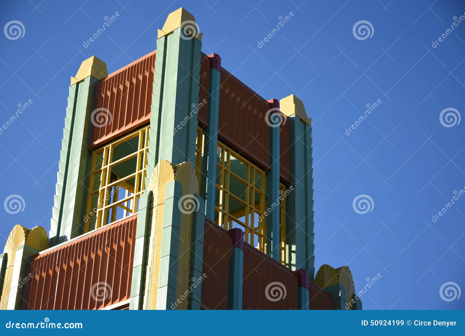 Achitechture Blue and Red stock image. Image of blue - 50924199