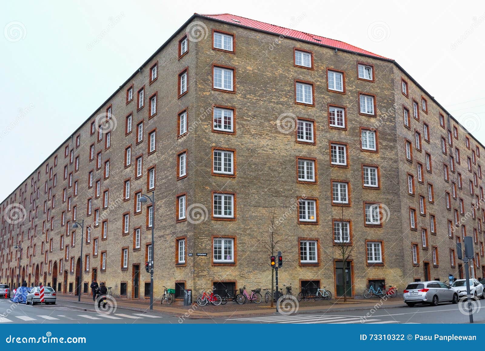 Achitecture Building in Copenhagen Editorial Photography - Image of ...