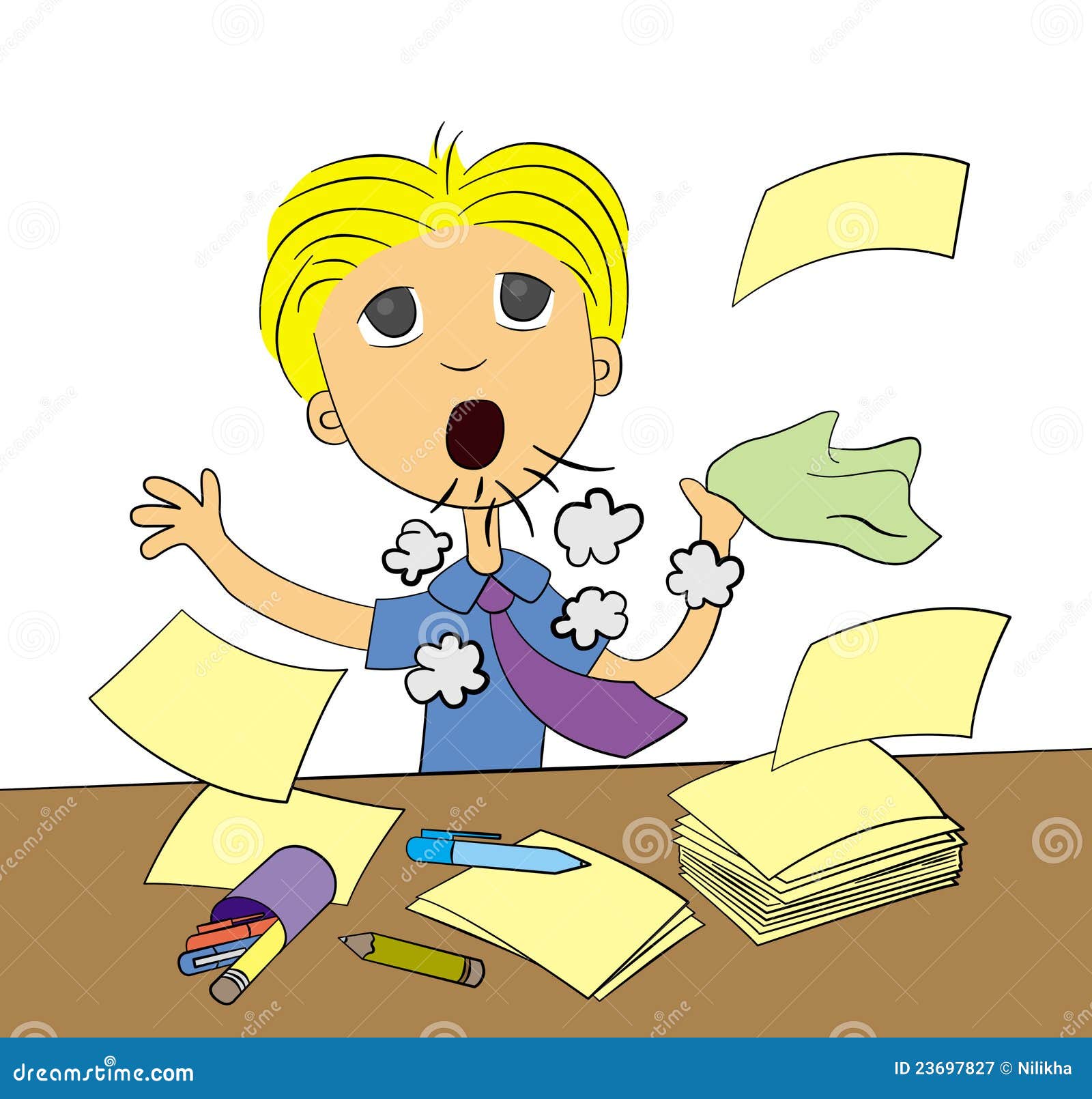 Achooo stock illustration. Illustration of sickness, influenza - 23697827