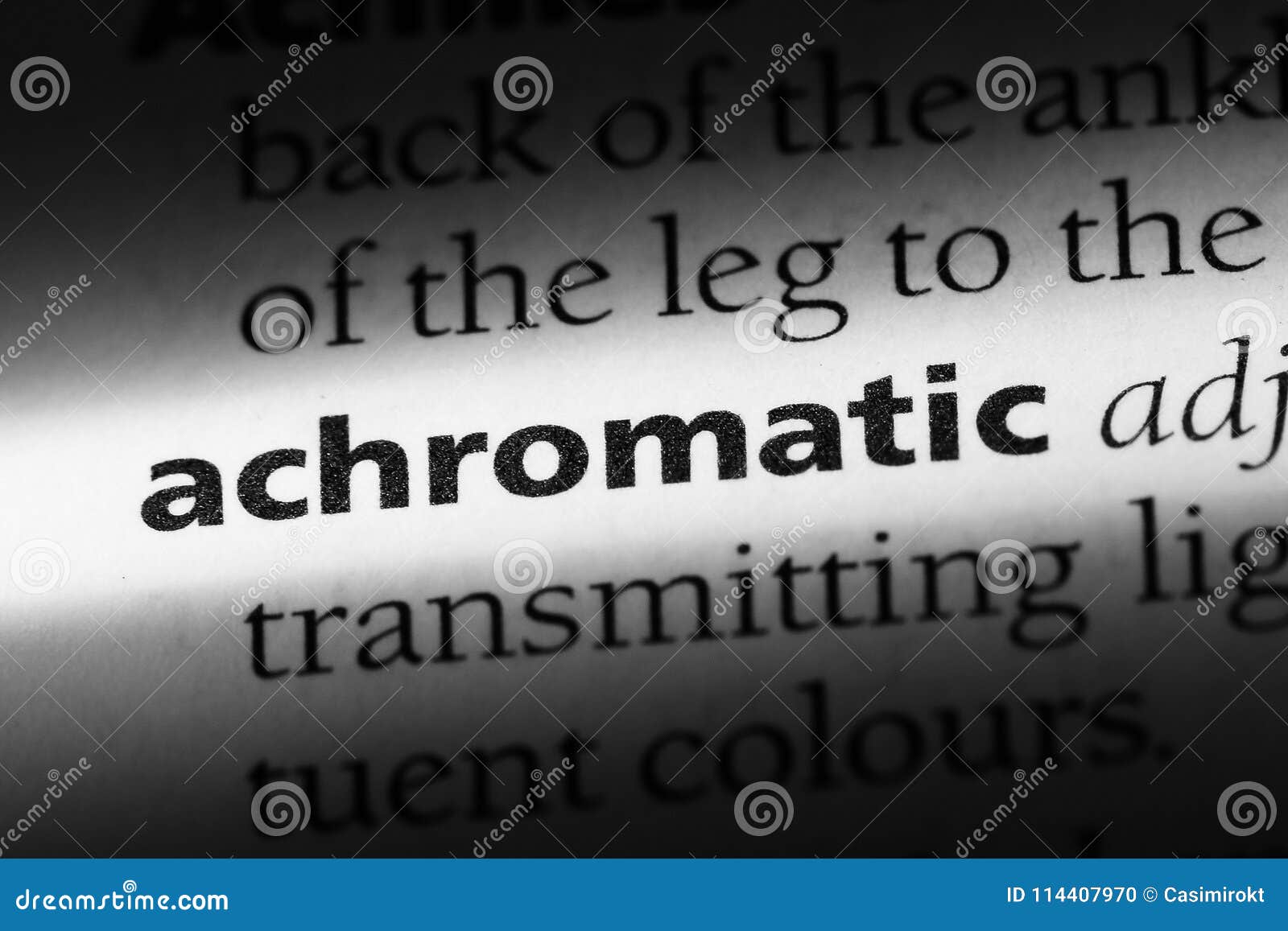 Achromatic stock photo. Image of text, paper, printed - 114407970
