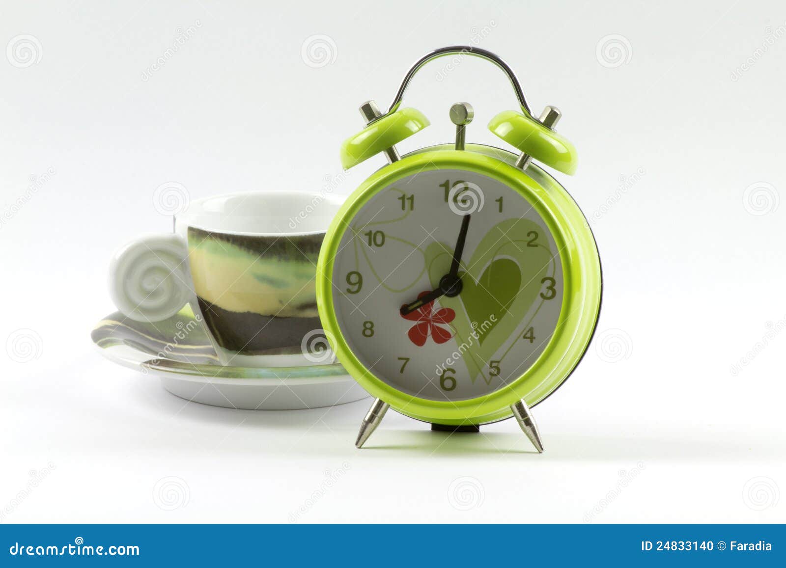 Acht Uur van de Koffie stock foto. Image of koffie, klok - 24833140