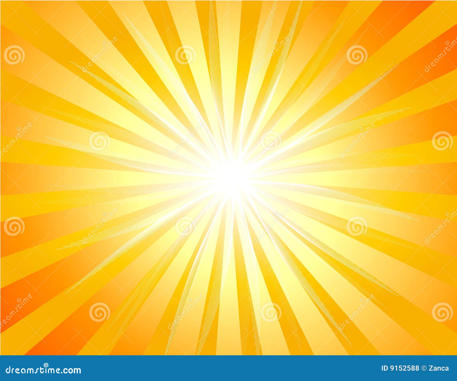 Achtergrond Met Zonnestraal Vector Illustratie - Illustration of vector ...