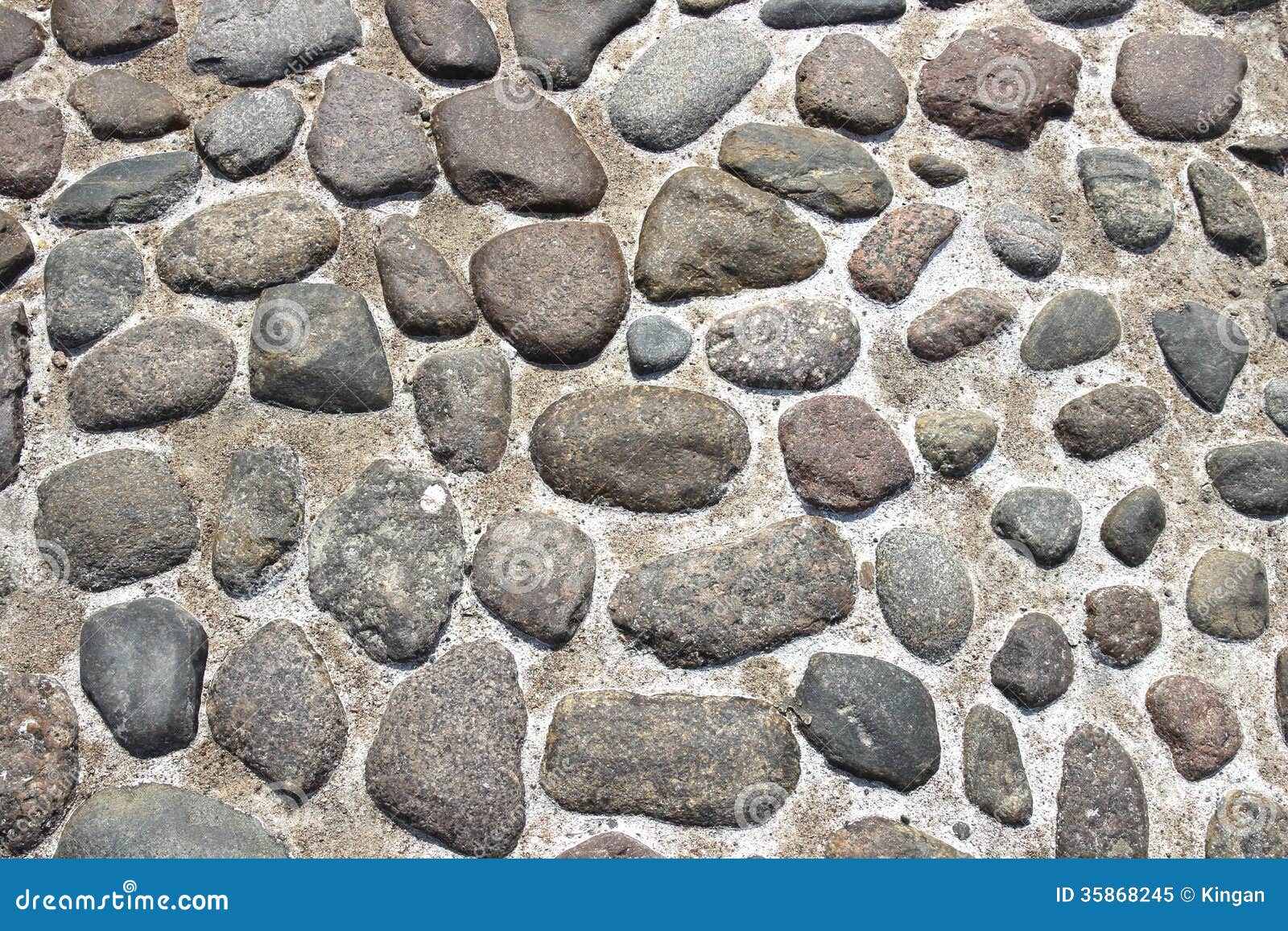 Achtergrond Van De Bestrating Van De Grote Keien Stock Afbeelding ...