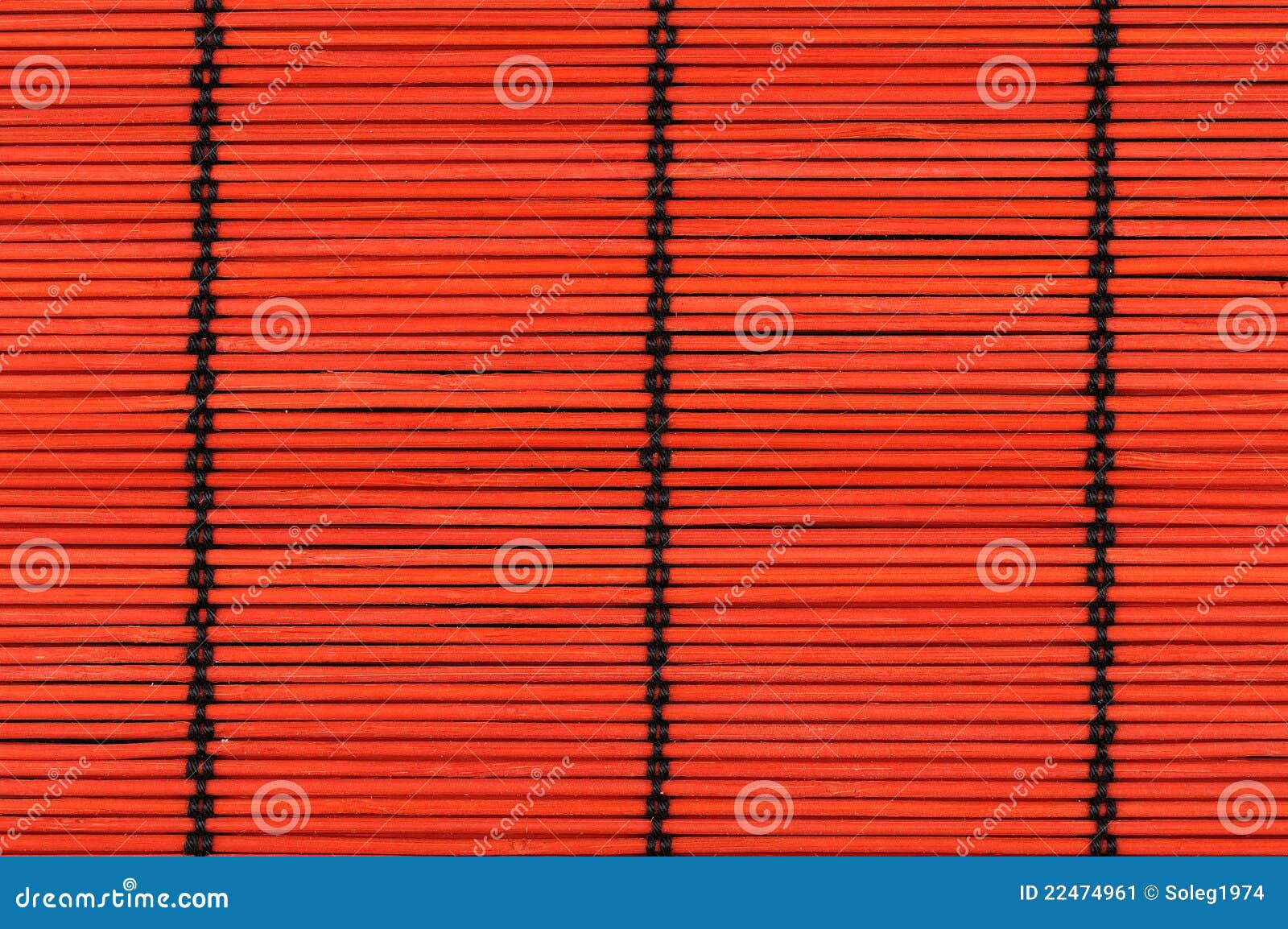 Achtergrond Van De Rode Doek Van De Bamboelijst Stock Afbeelding ...