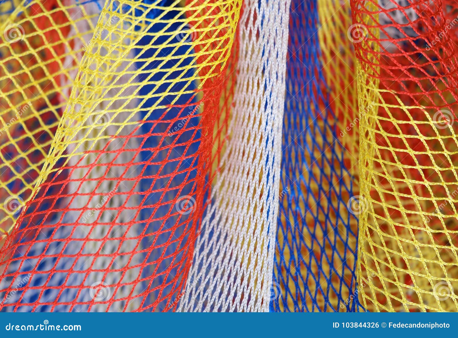 Achtergrond Van Een Net Van Een Stuk Speelgoed Visnet Stock Foto ...