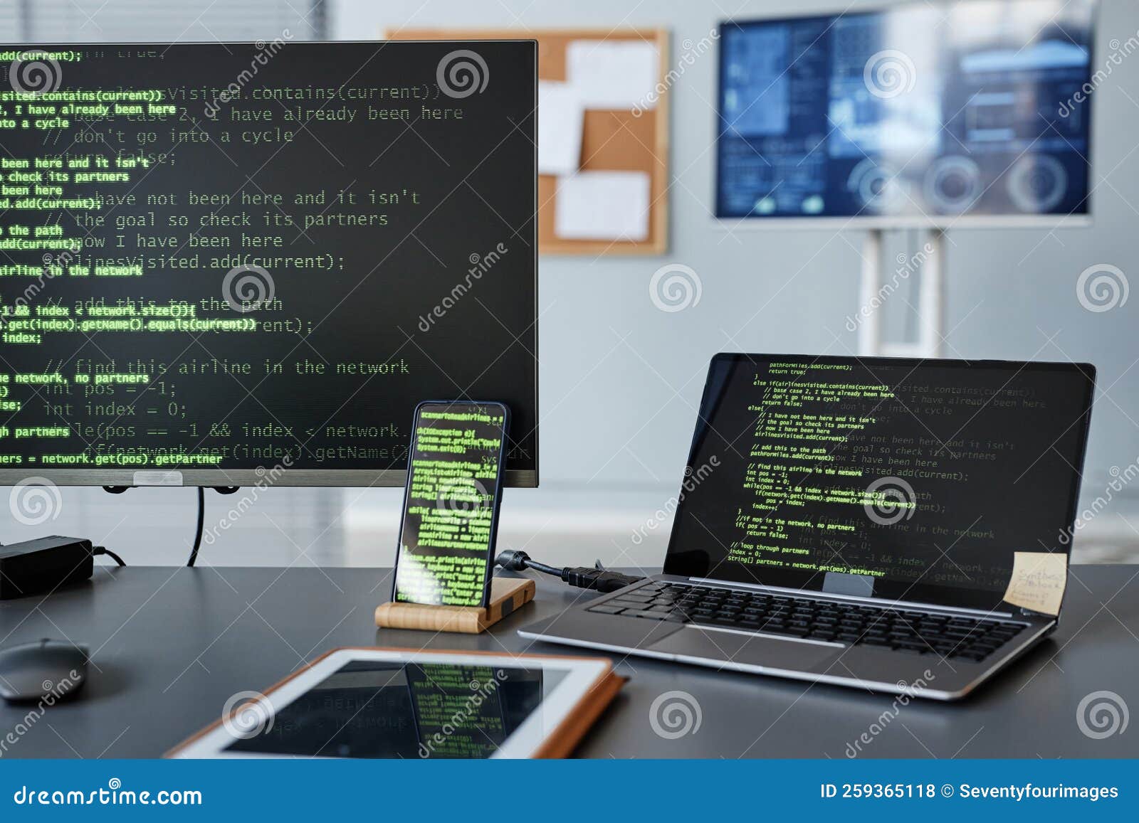 Achtergrond Van Softwareontwikkeling Stock Foto - Image of werk, aansluting: 259365118