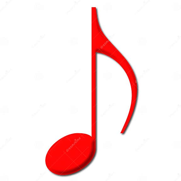 Achtste noot stock illustratie. Illustration of lied, element - 2566504