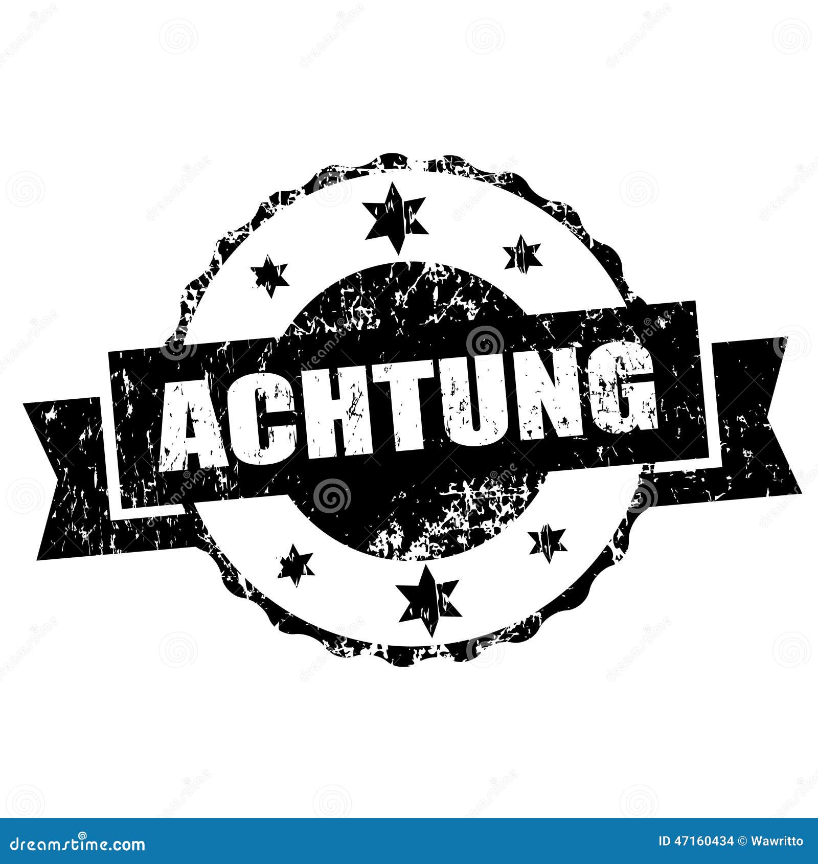Achtung stamp, stock vector. Illustration of careful - 47160434