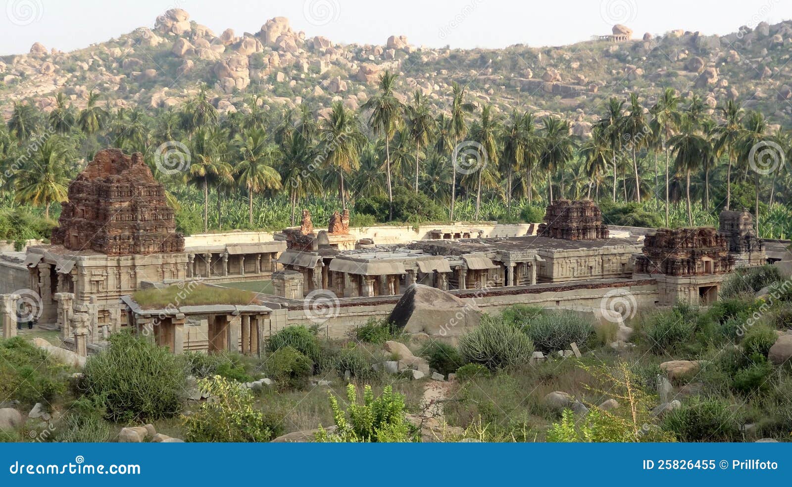 AchyutaRaya Temple at Vijayanagara Stock Image - Image of vijayanagara ...