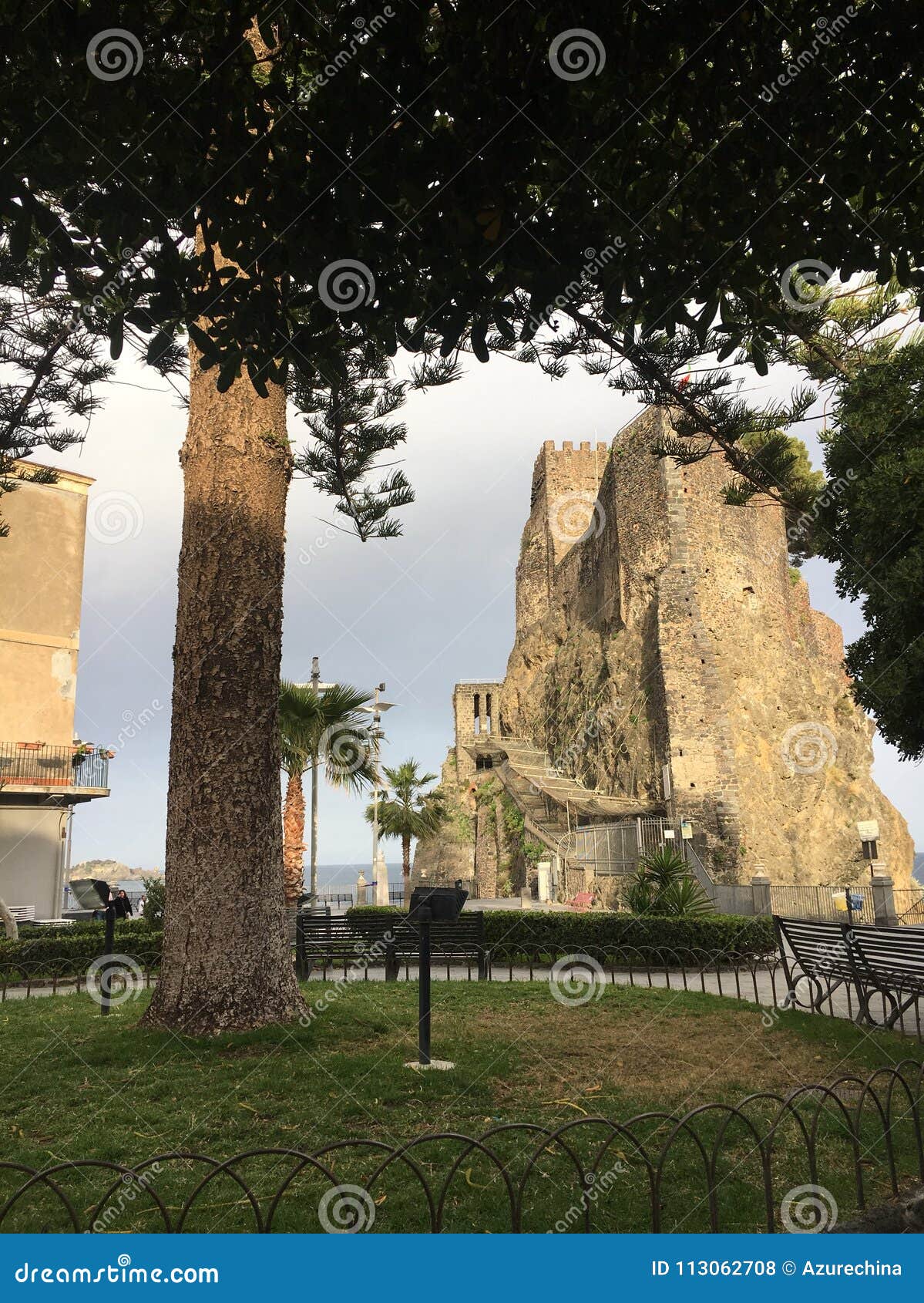 Aci Castello stock photo. Image of eastern, sicily, castle - 113062708