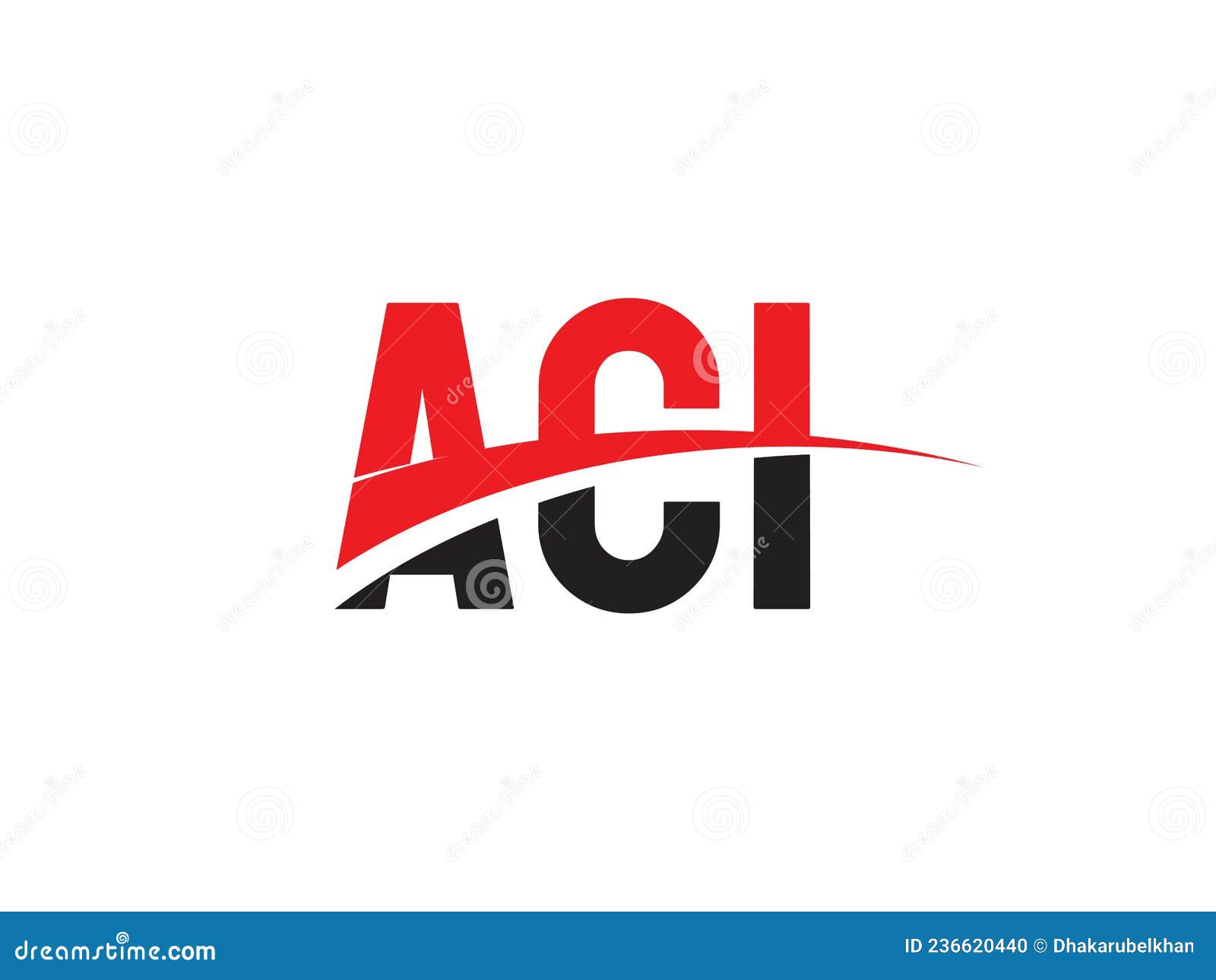 ACI Letter Initial Logo Design Vector Illustration Stock Vector ...