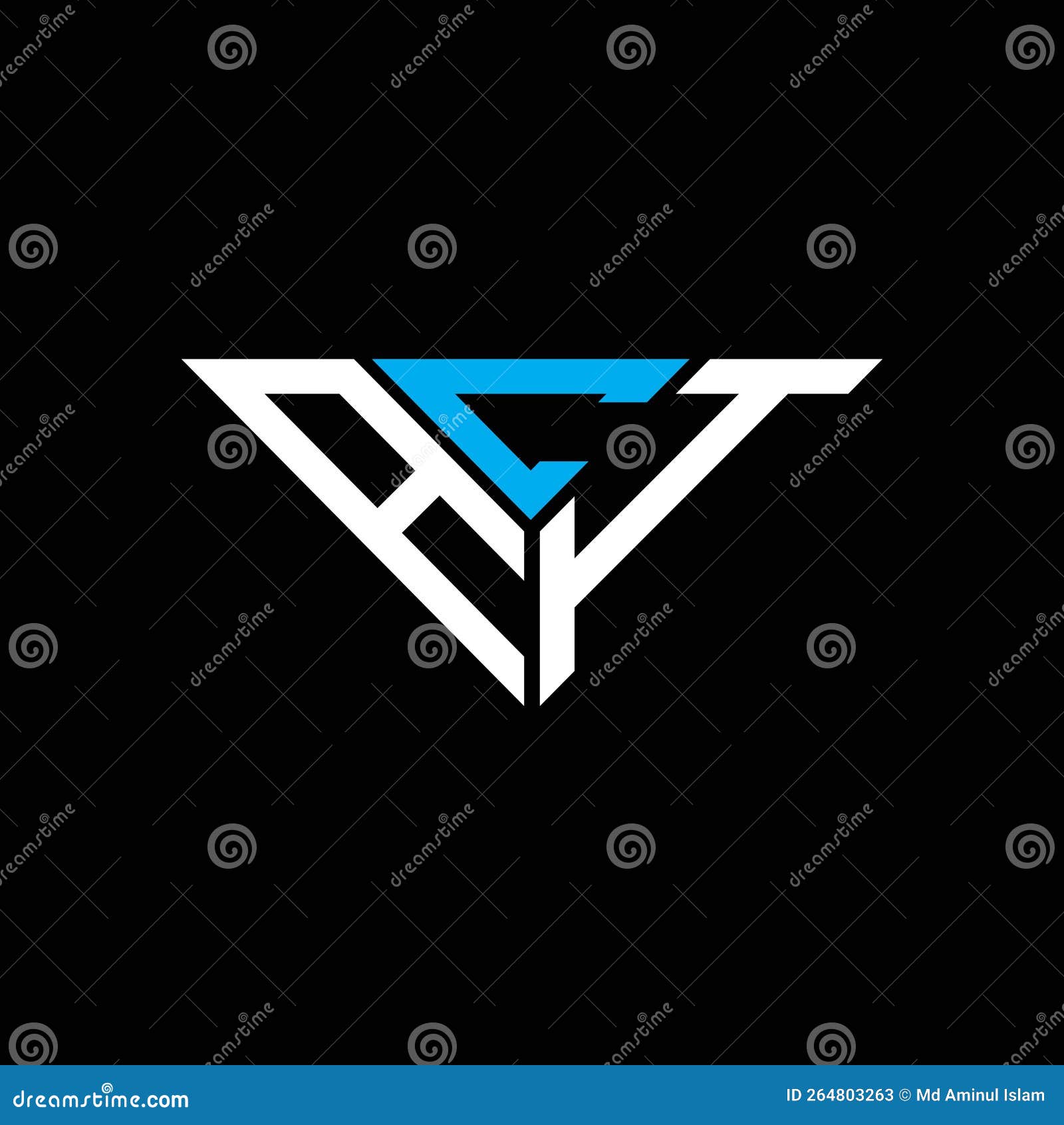 ACI Letter Logo Creative Design with Vector Graphic, Stock Vector ...