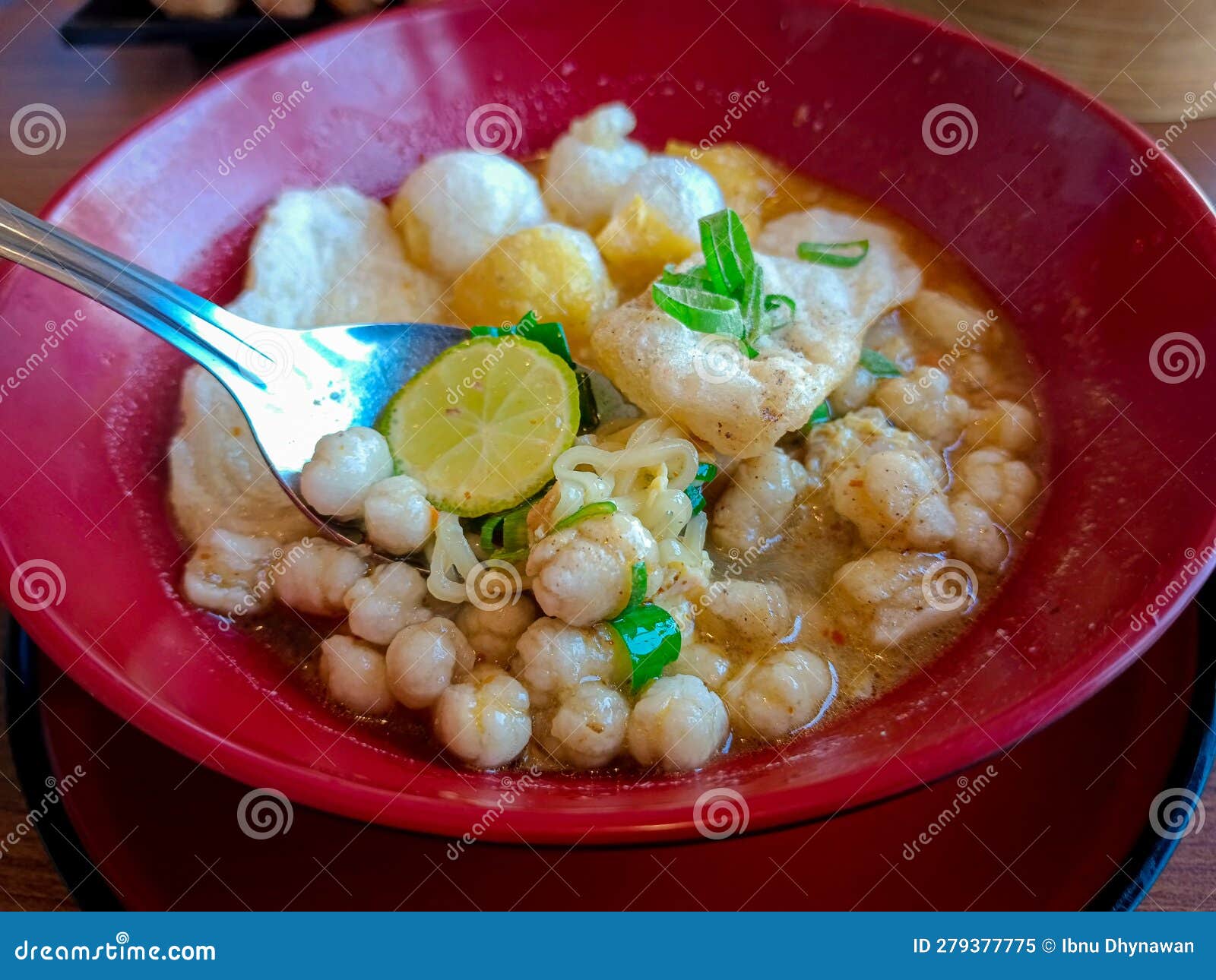 Baso Aci Dish Served on a Plate Stock Image - Image of served ...