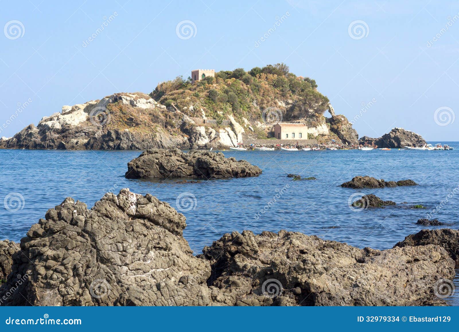 Aci Trezza, Sicilien, Italien Arkivfoto - Bild av maritimt, destination ...