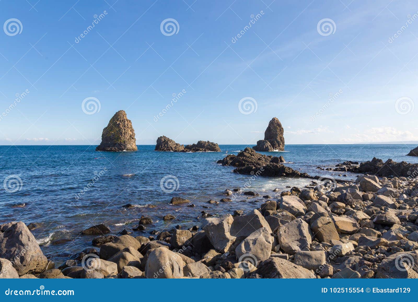 Aci Trezza, Sicily, Italy stock photo. Image of trezza - 102515554