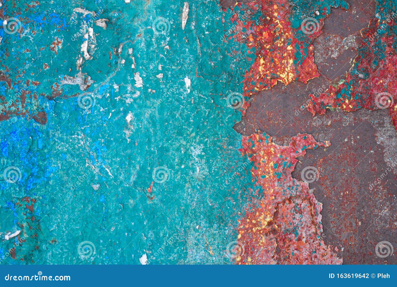 Acid Background with Red, Blue, Dark Blue Colors and Rust Stock Photo ...