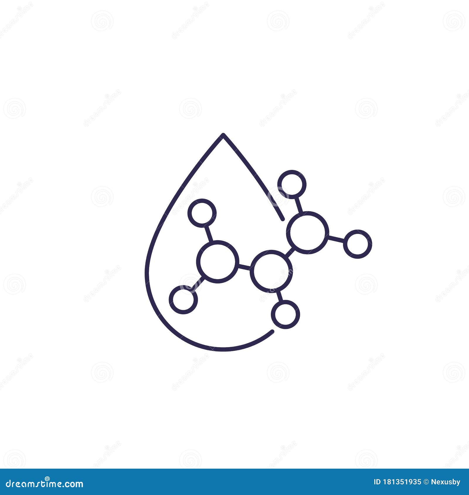 Acid Drop Vector White Icon | CartoonDealer.com #220420110