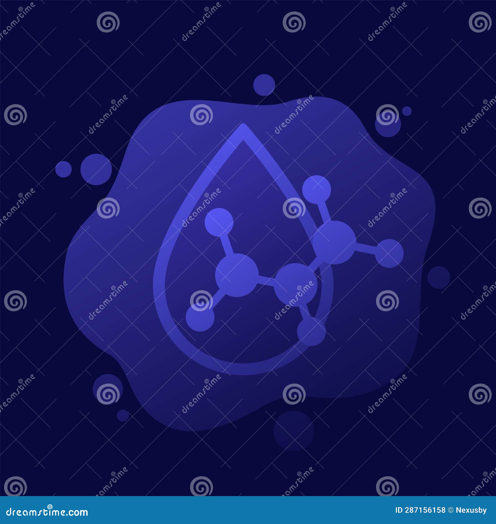 Acid Drop Icon, Vector Design Stock Vector - Illustration of design ...