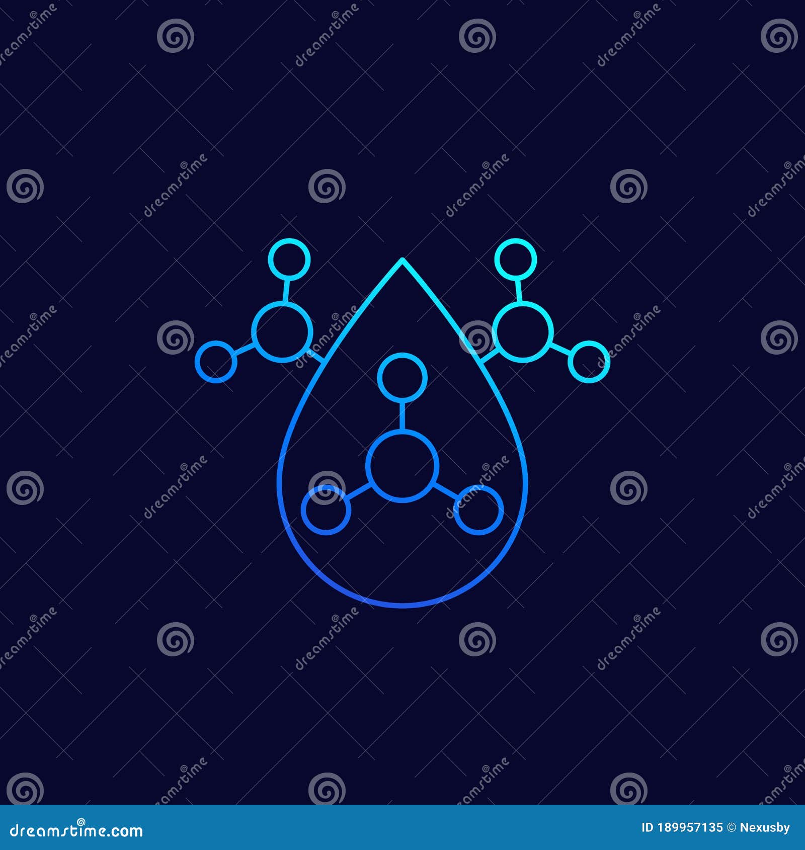 Acid Drop Vector White Icon | CartoonDealer.com #220420110