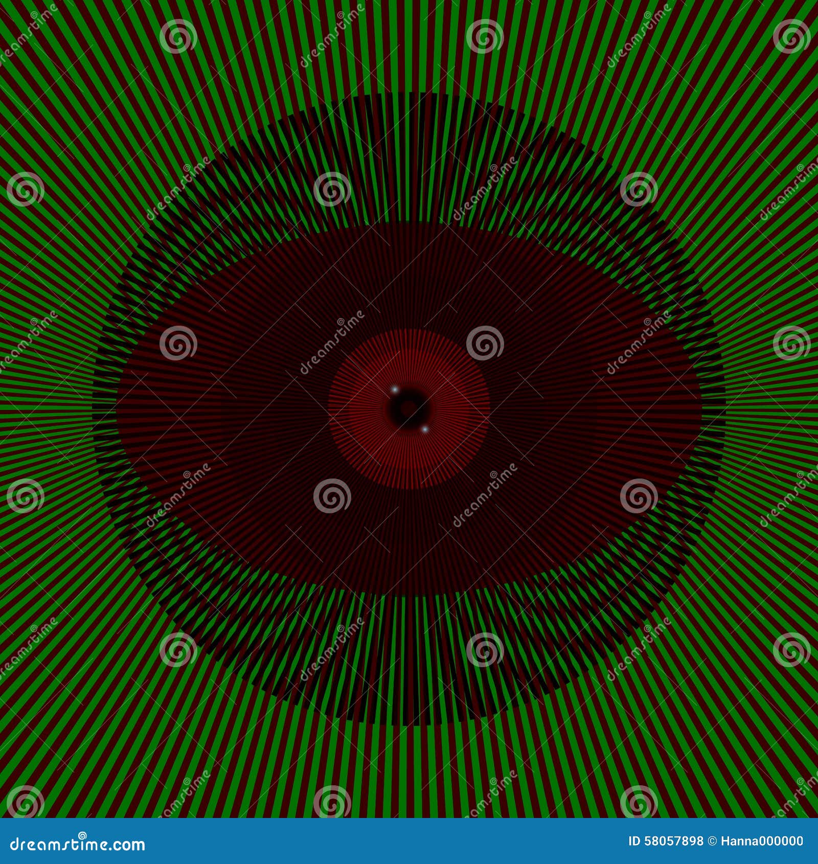 Acid eye stock vector. Illustration of psychedelic, intense - 58057898