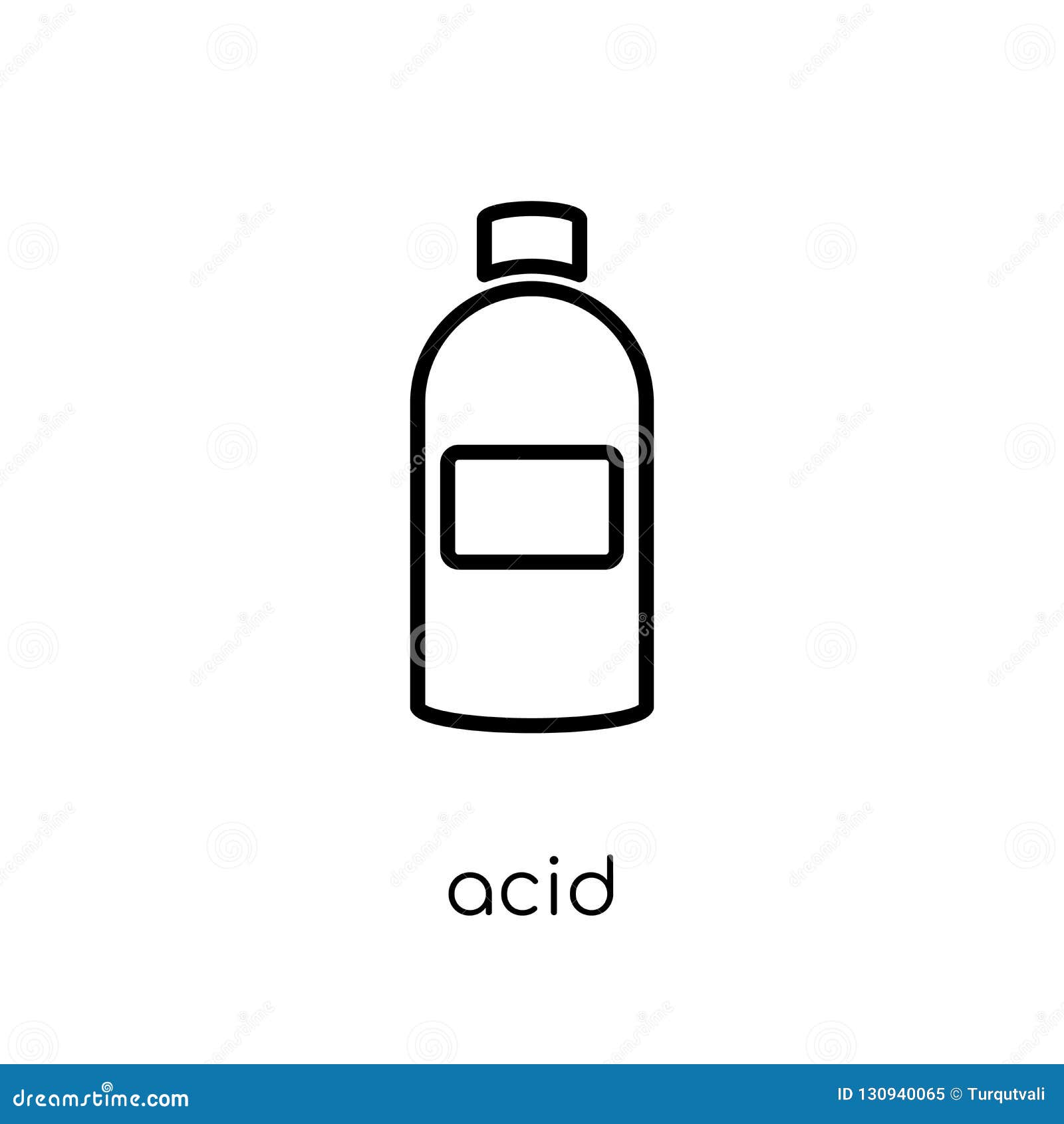 Acid Icon. Trendy Modern Flat Linear Vector Acid Icon on White B Stock ... Acid Icon. Trendy Modern Flat Linear Vector Acid Icon on White B Stock ...