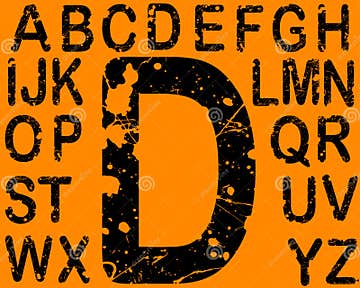 Acid Letters a-Z stock vector. Illustration of sketch - 2802960