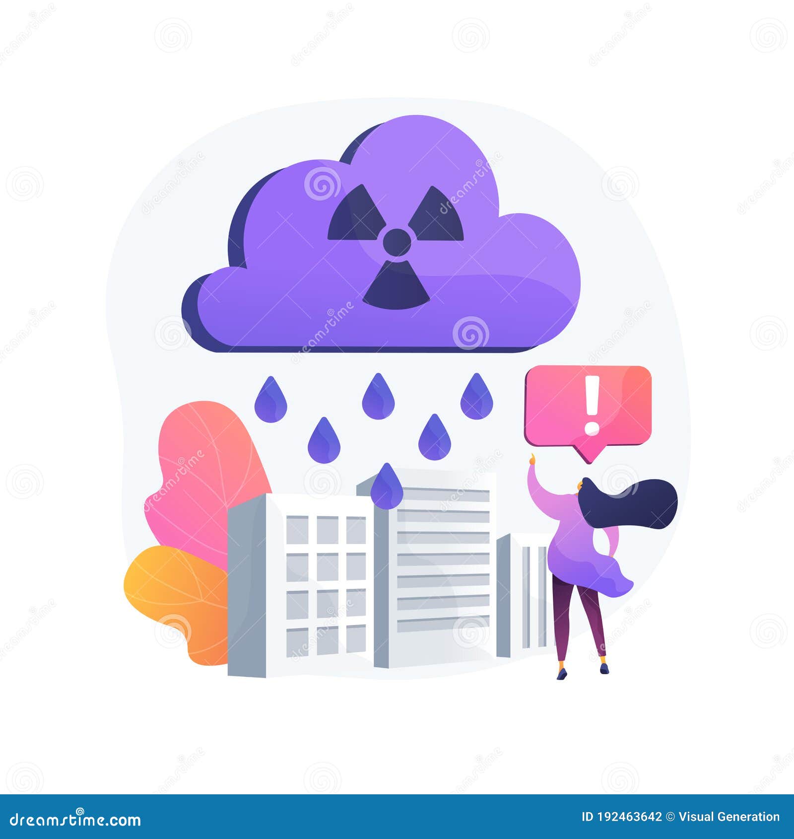 Acid Rain Abstract Concept Vector Illustration. Stock Vector ...