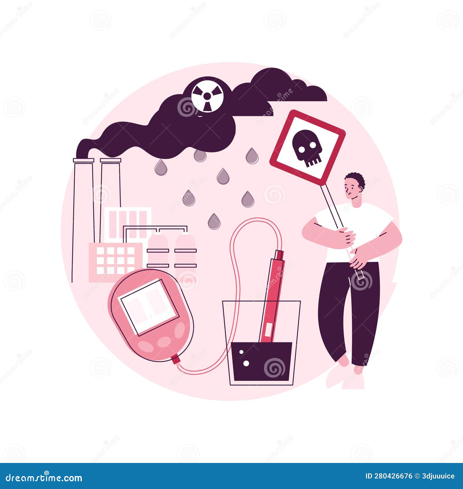 Acid Rain Abstract Concept Vector Illustration. Stock Vector ...