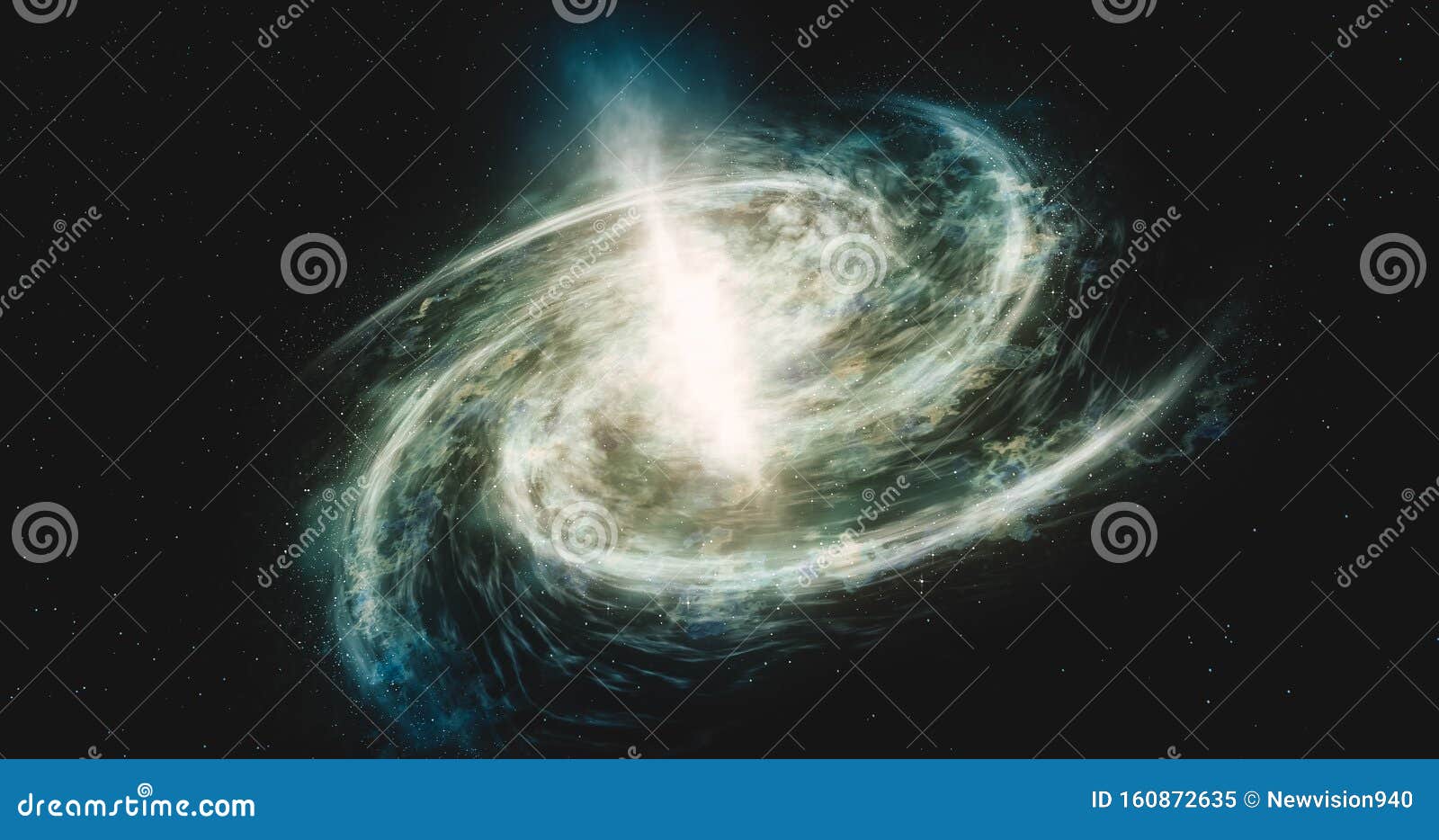 Acid Spiral Universe Galaxy. Abstract Space Background Stock ...