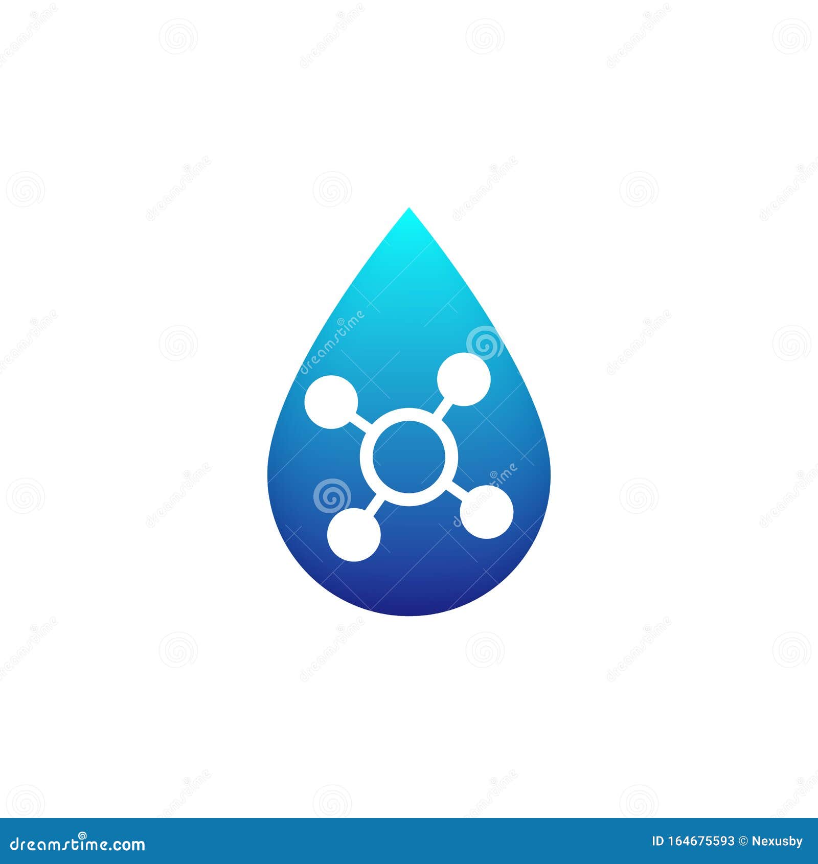 Acid Vector Icon with Blue Drop Stock Vector - Illustration of vector ...