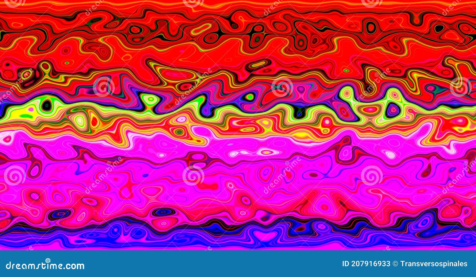 Vivid, Trippy Psychedelic Abstract Illustration | CartoonDealer.com ...